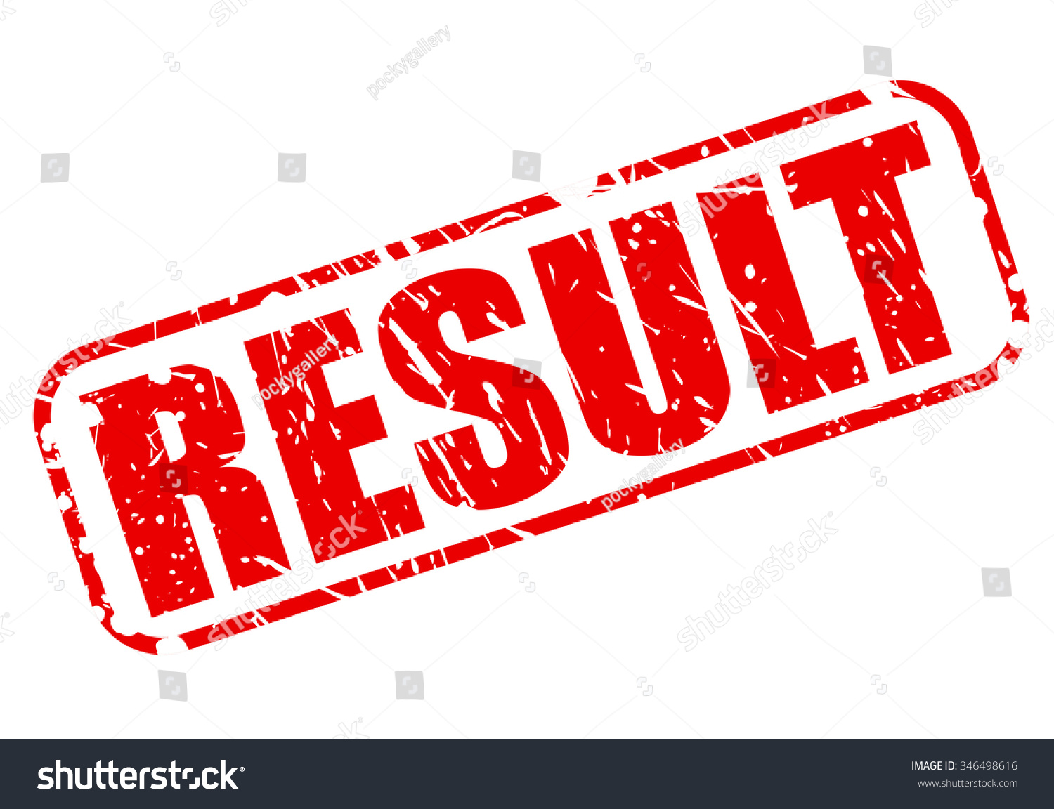 Result Red Stamp Text On White Stock Vector 346498616 - Shutterstock