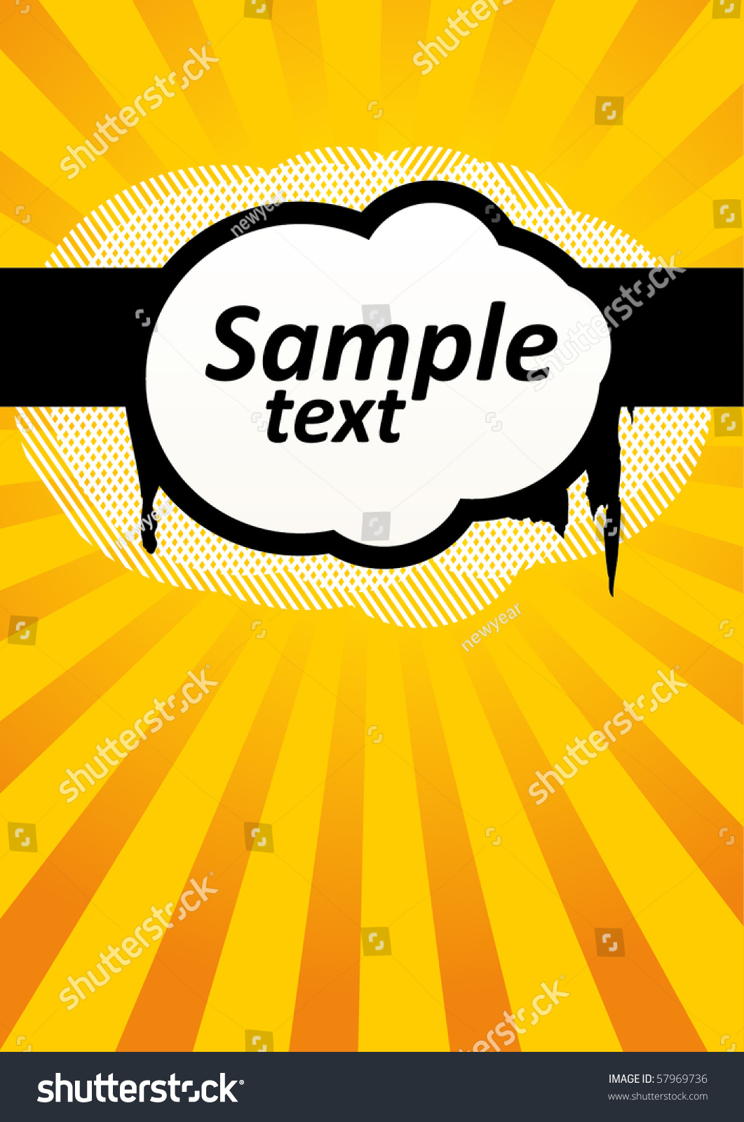 Retro Banner Sun Rays Stock Vector (Royalty Free) 57969736