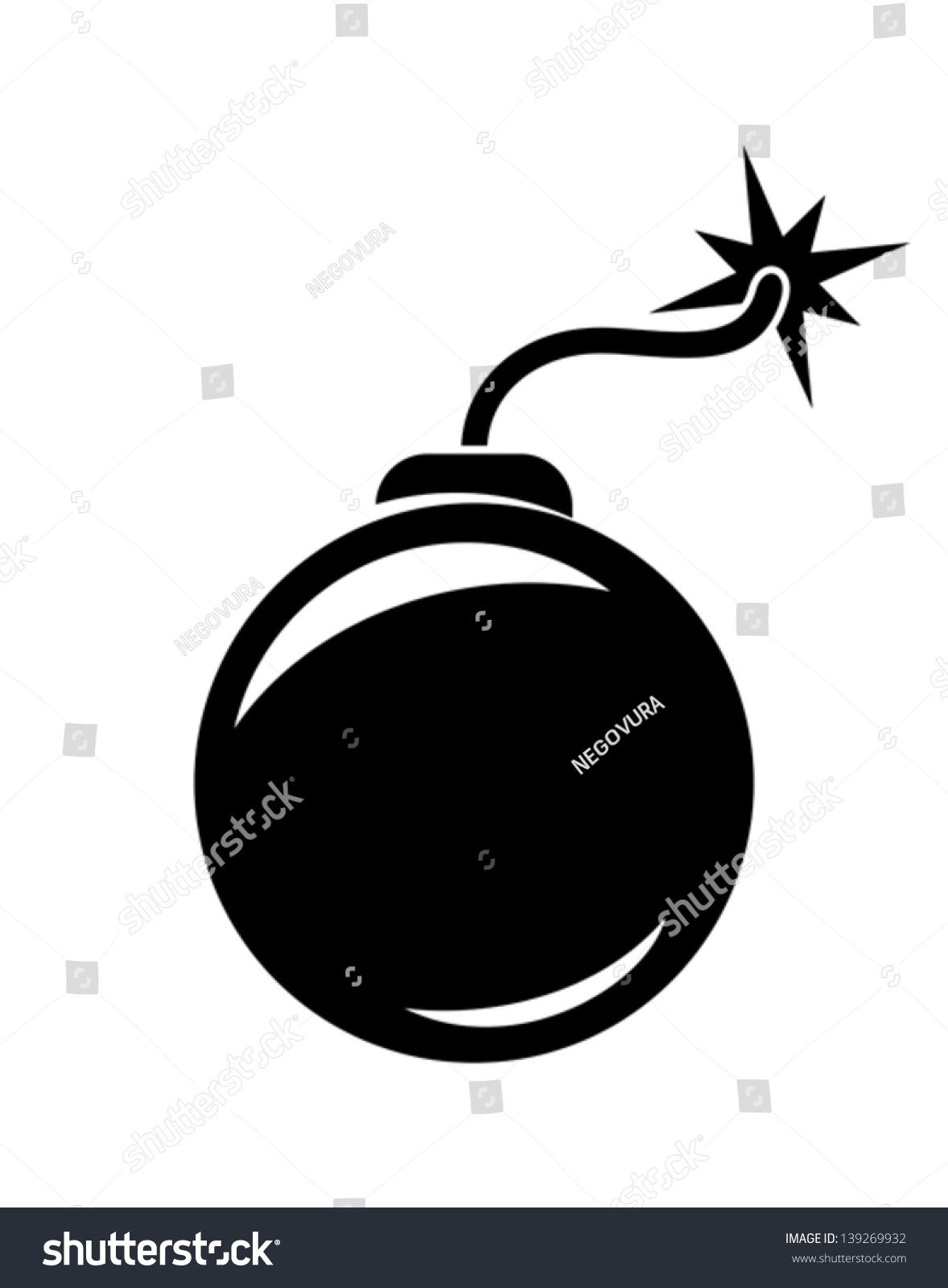 Retro Bomb Stock Vector (Royalty Free) 139269932 - Shutterstock