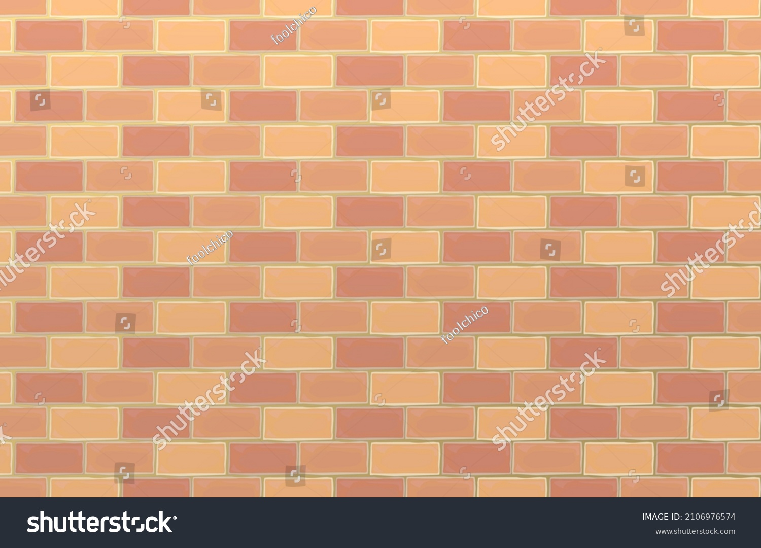 Retro Brick Background Material Illustration Stock Vector (Royalty Free ...