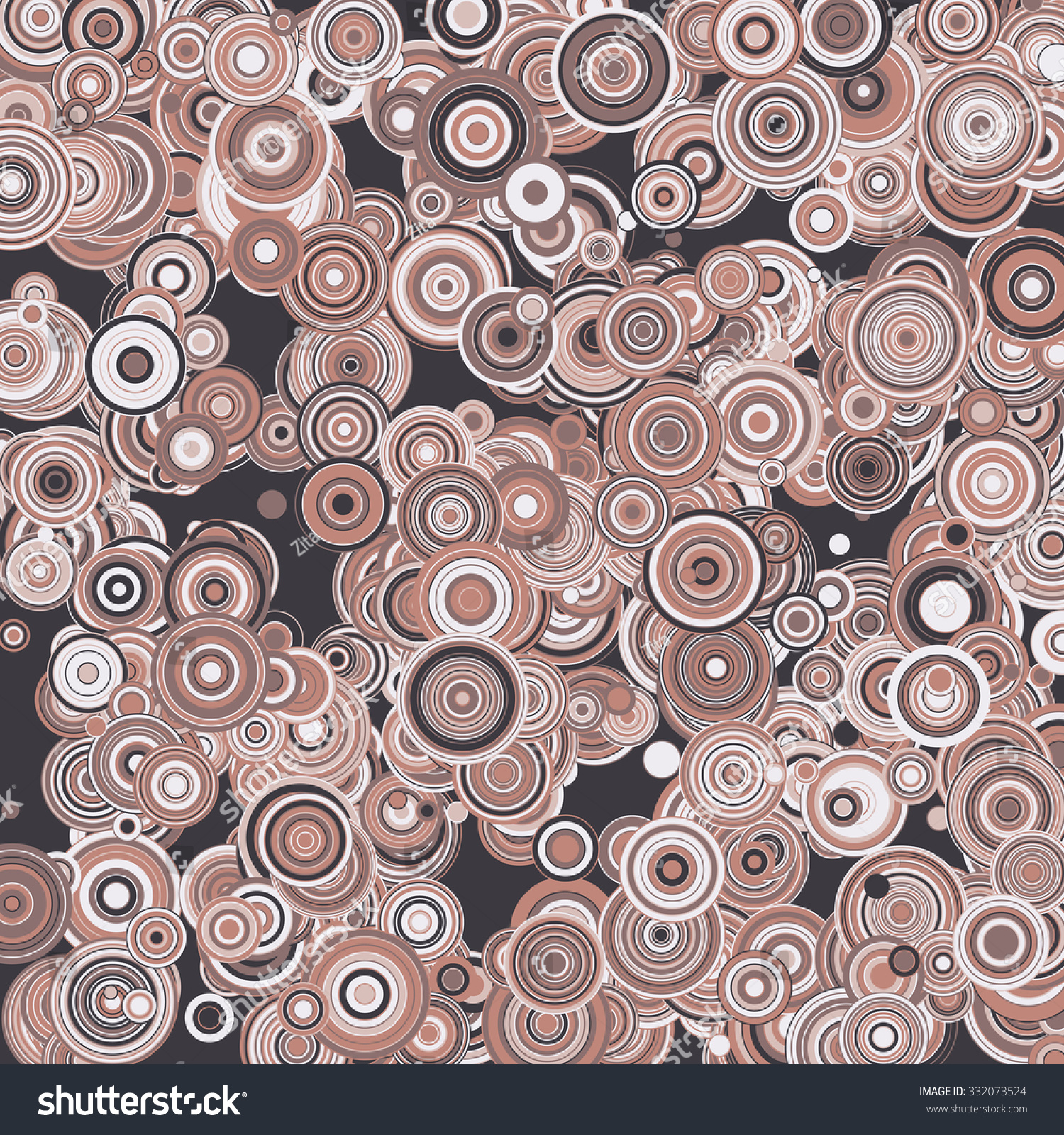 Retro Circles Backgrounds Vector Illustration: เวกเตอร์สต็อก (ปลอดค่า ...