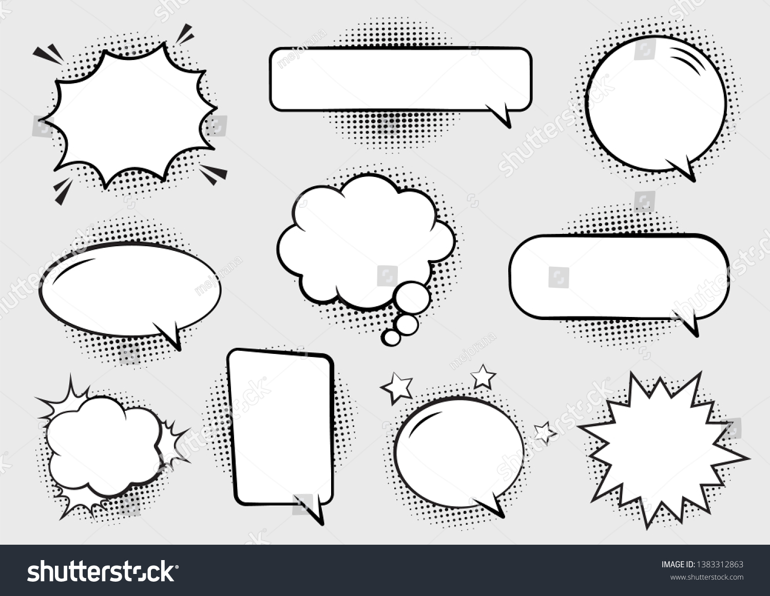 Nubes comic: imágenes, fotos de stock y vectores | Shutterstock