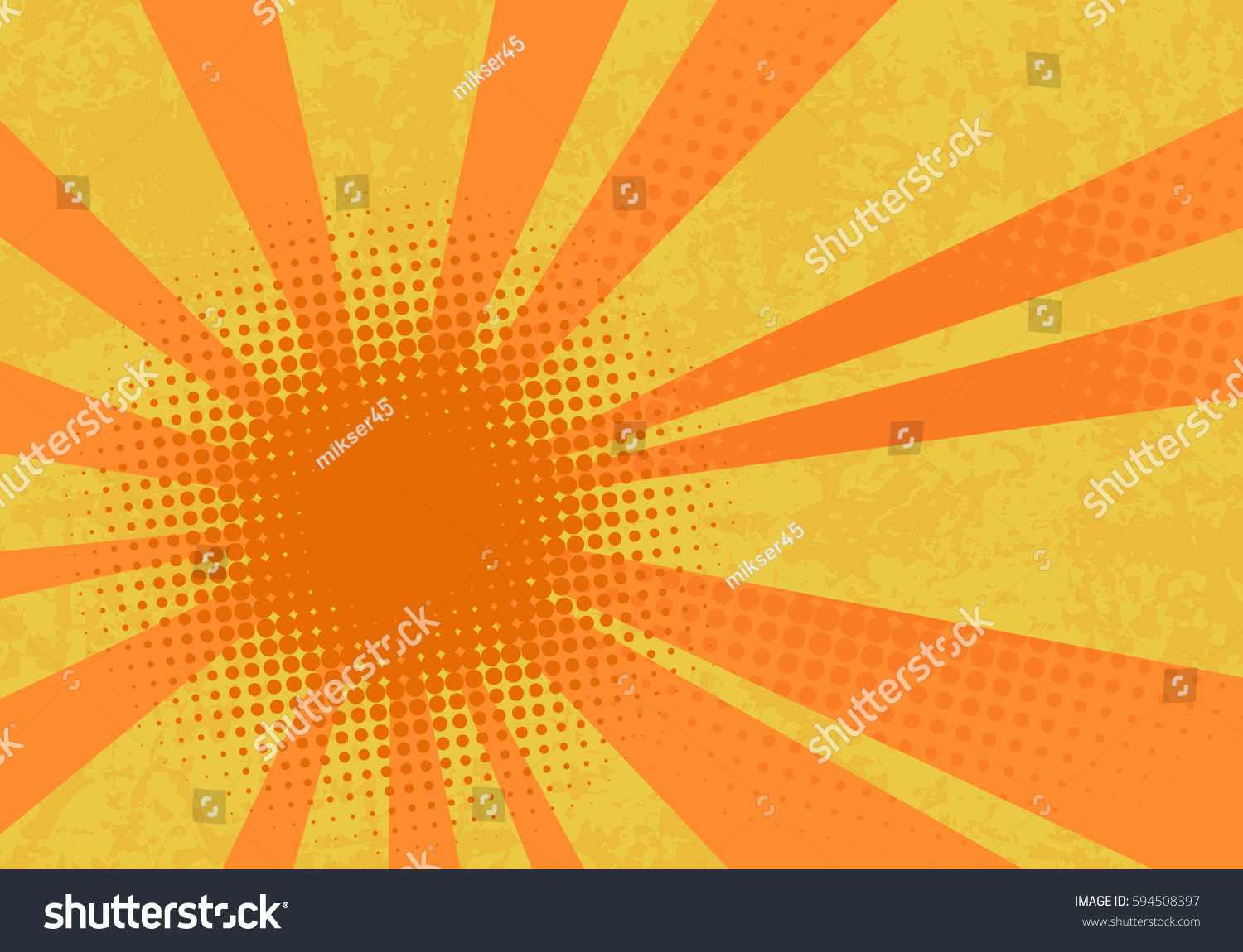 Fondo de explosión retro. Dibujo vector: vector de stock (libre de ...
