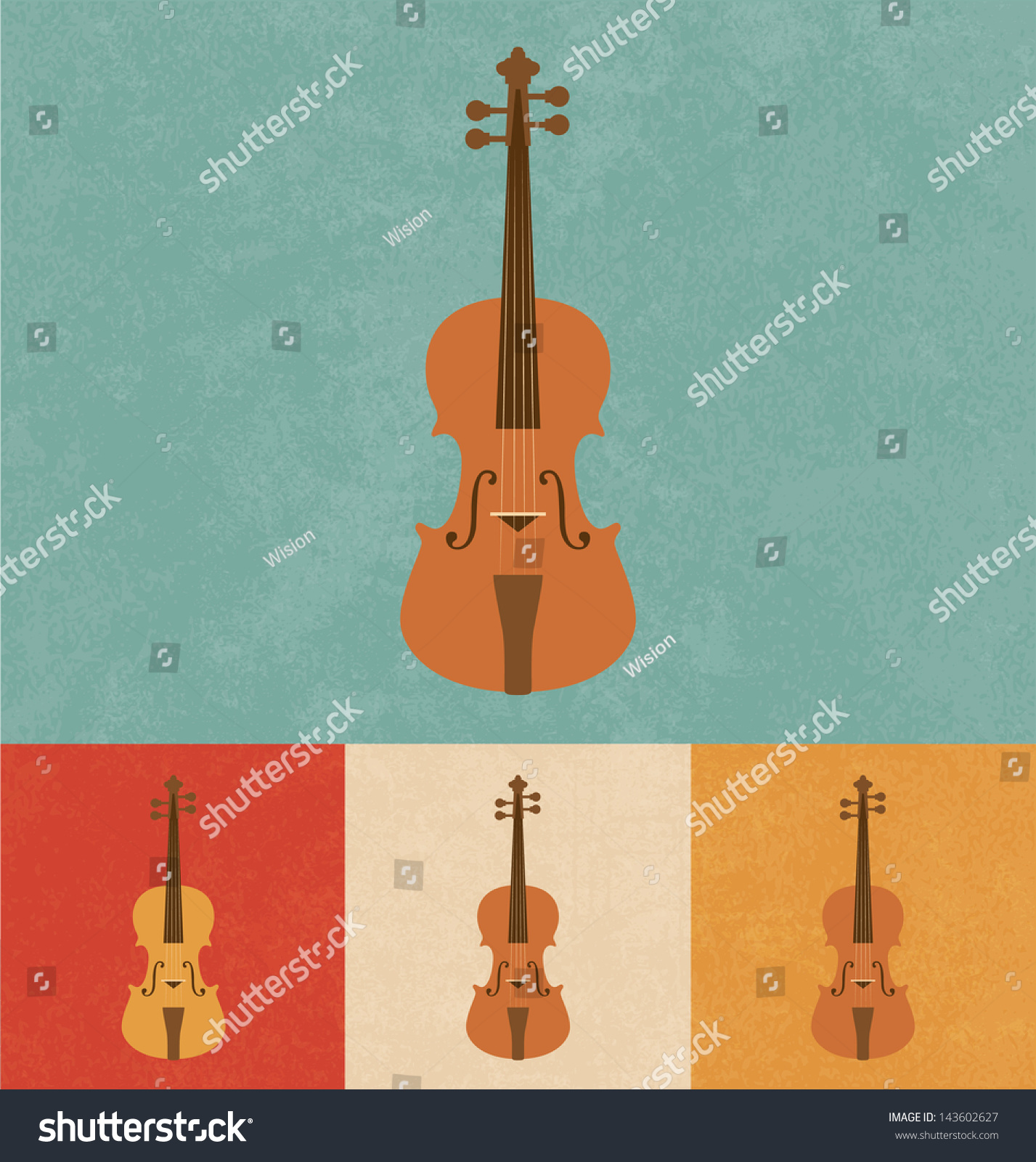 Violin Stock Vectors, Images & Vector Art | Shutterstock