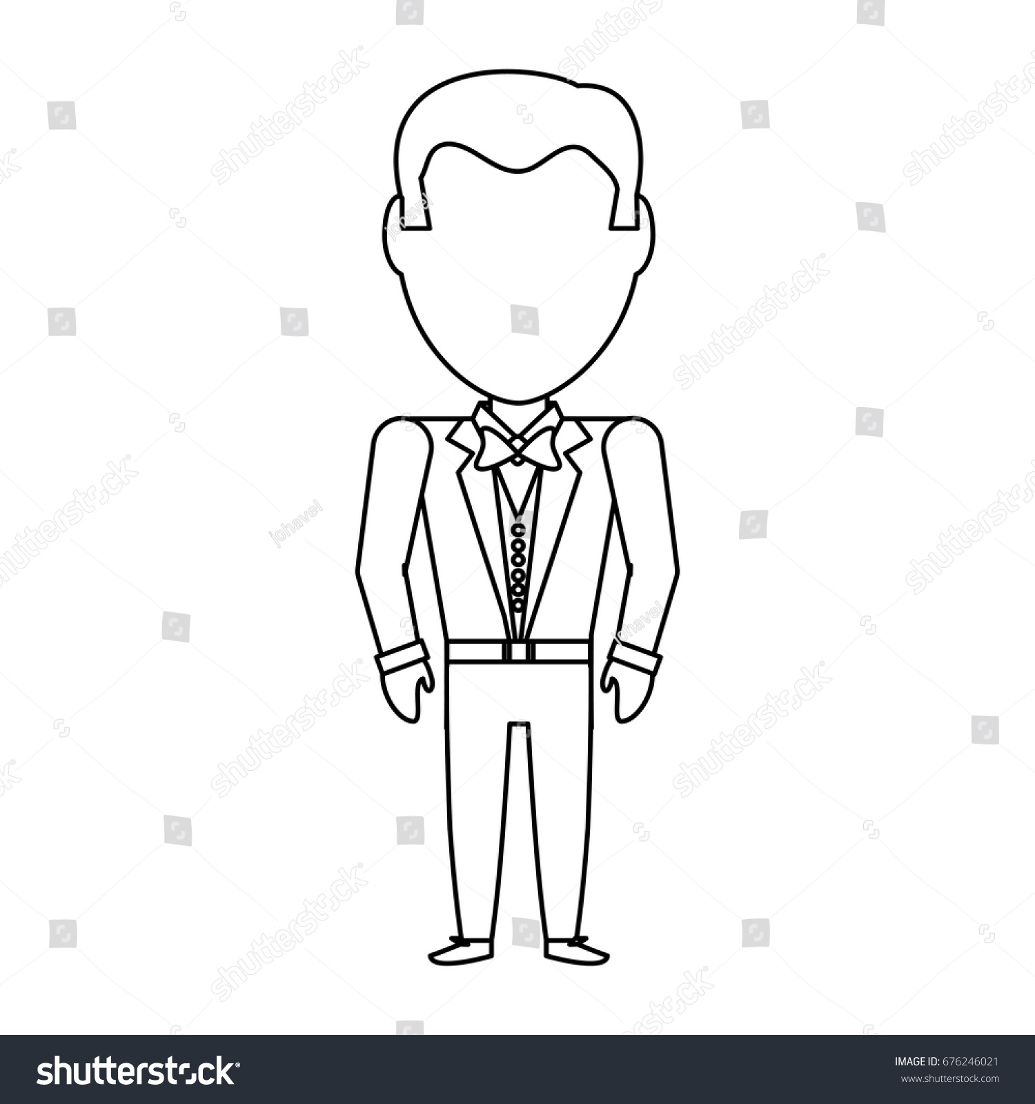 Retro Man Cartoon Stock Vector (Royalty Free) 676246021 | Shutterstock