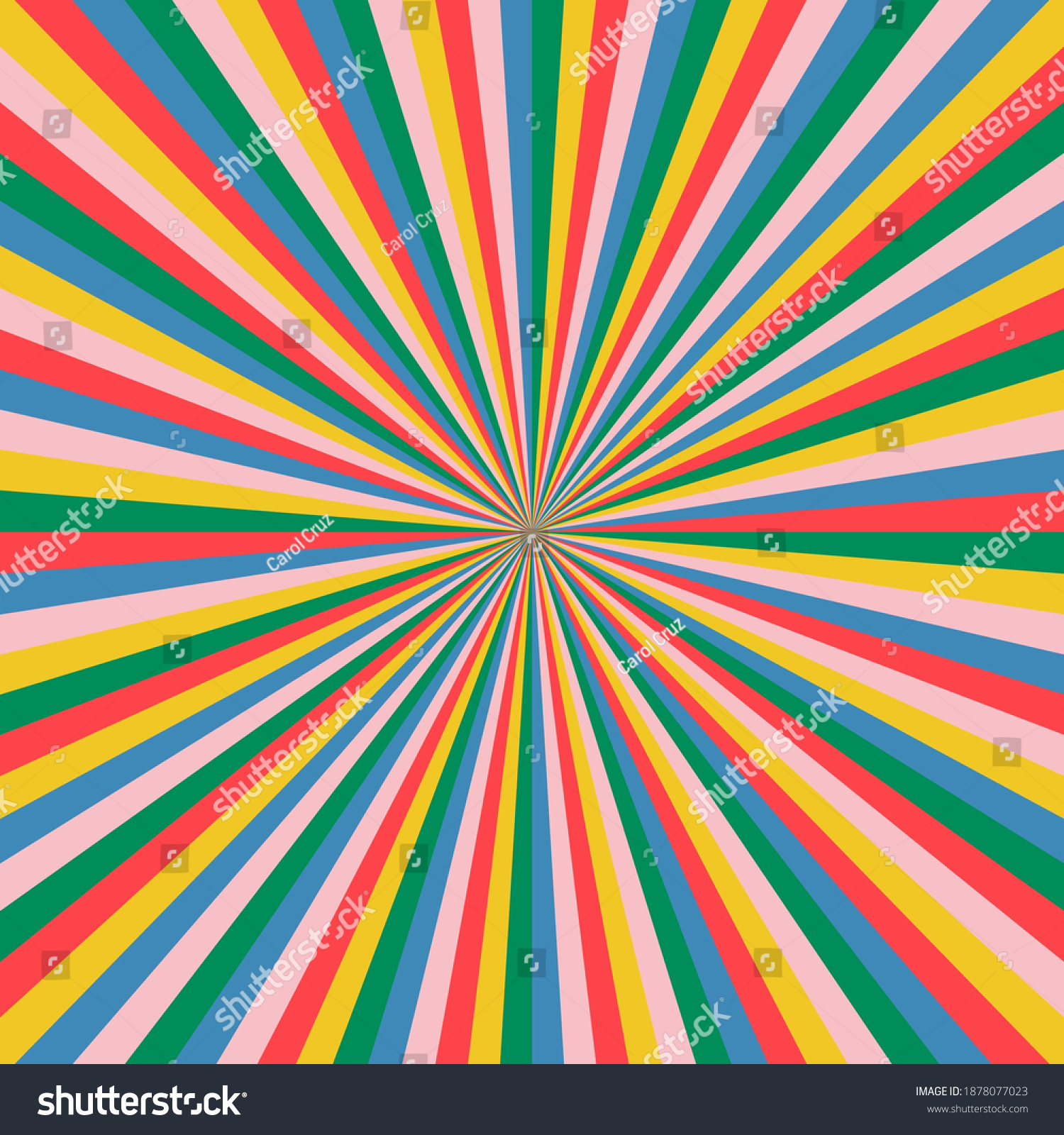 Arte vectorial de fondo retro multicolor.: vector de stock (libre de ...