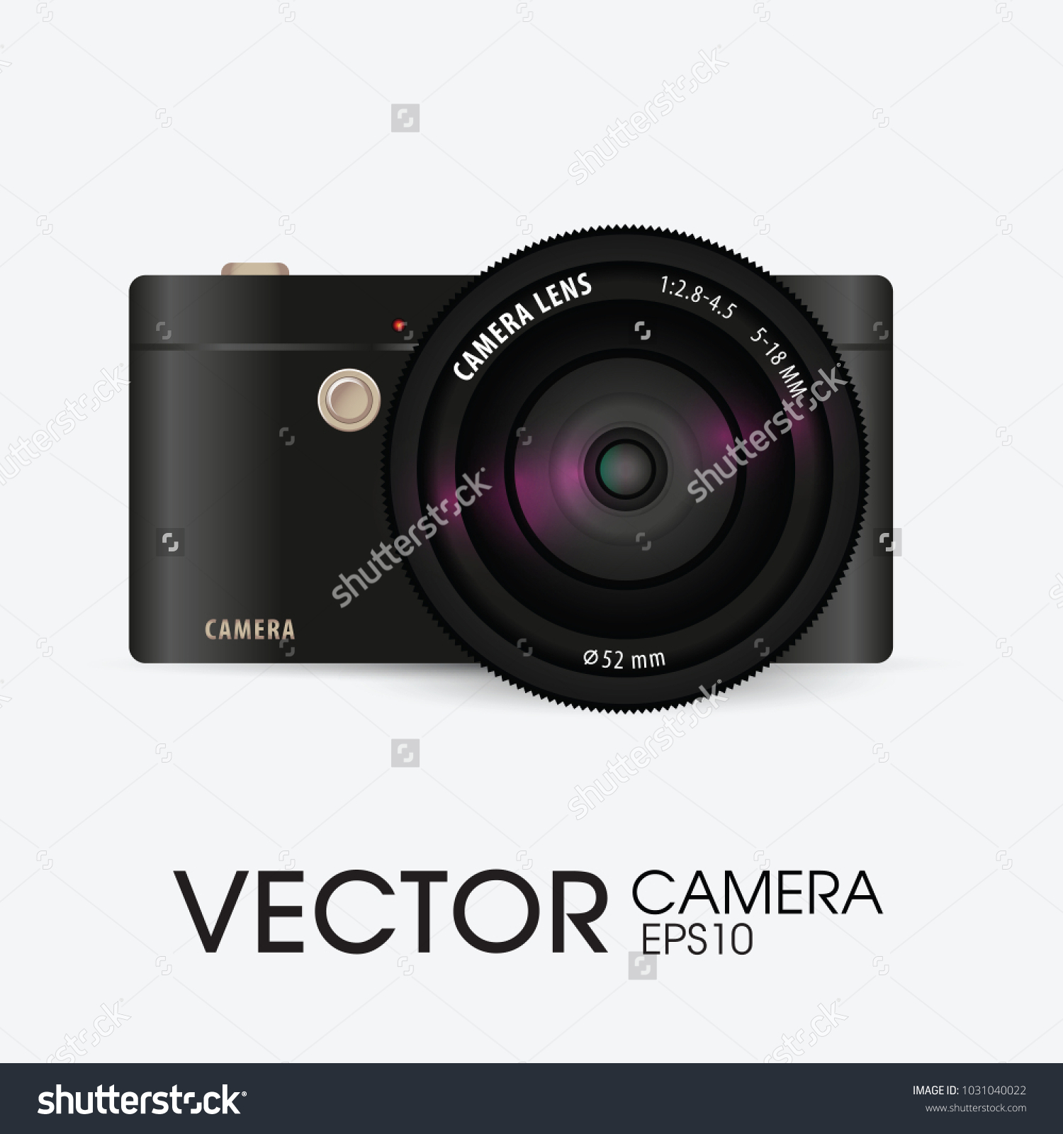 Retro Vintage Camera Vector Stock Vector (Royalty Free) 1031040022