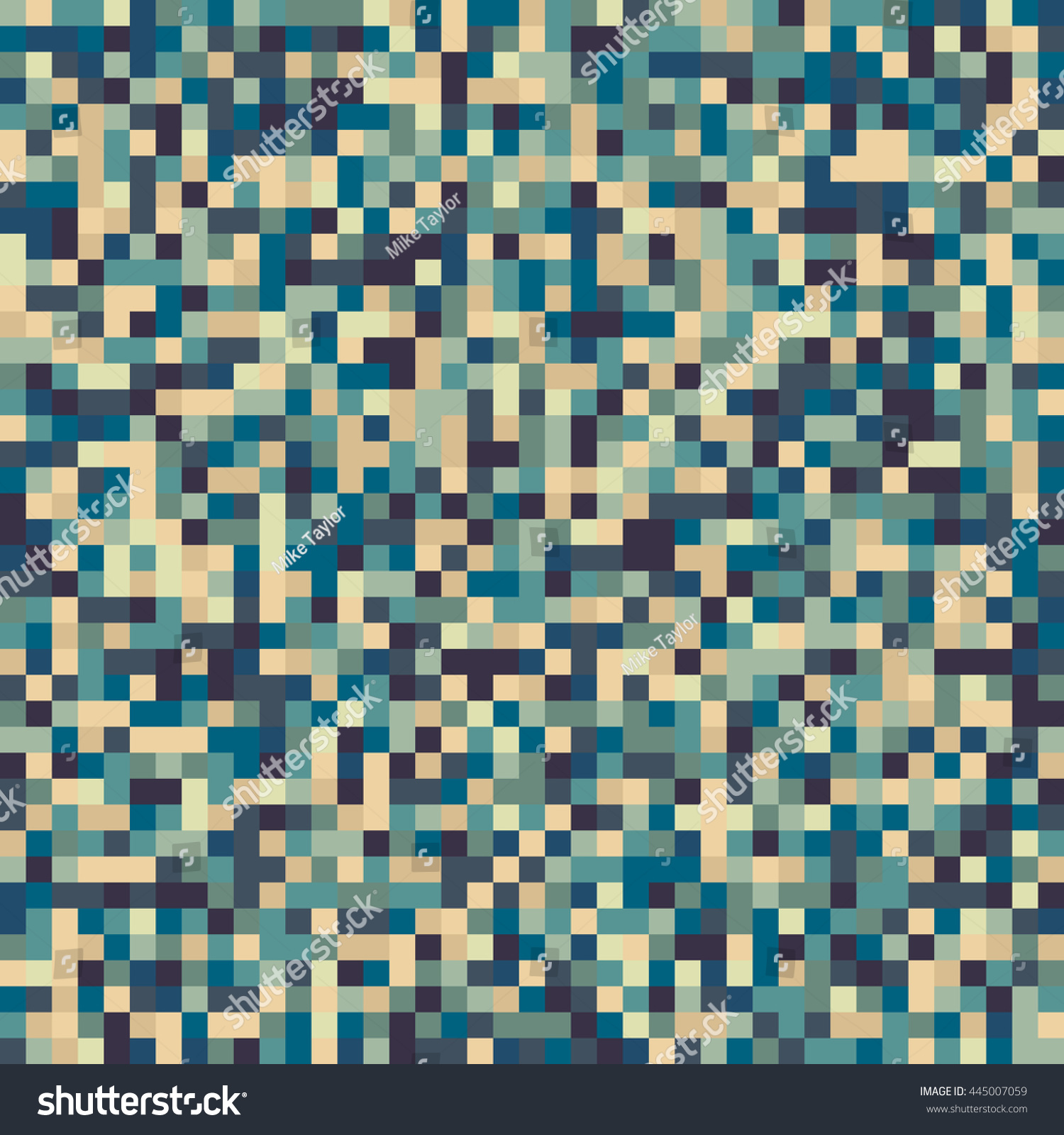 Retro Pixel Art Template Background Stock Vector (Royalty Free ...