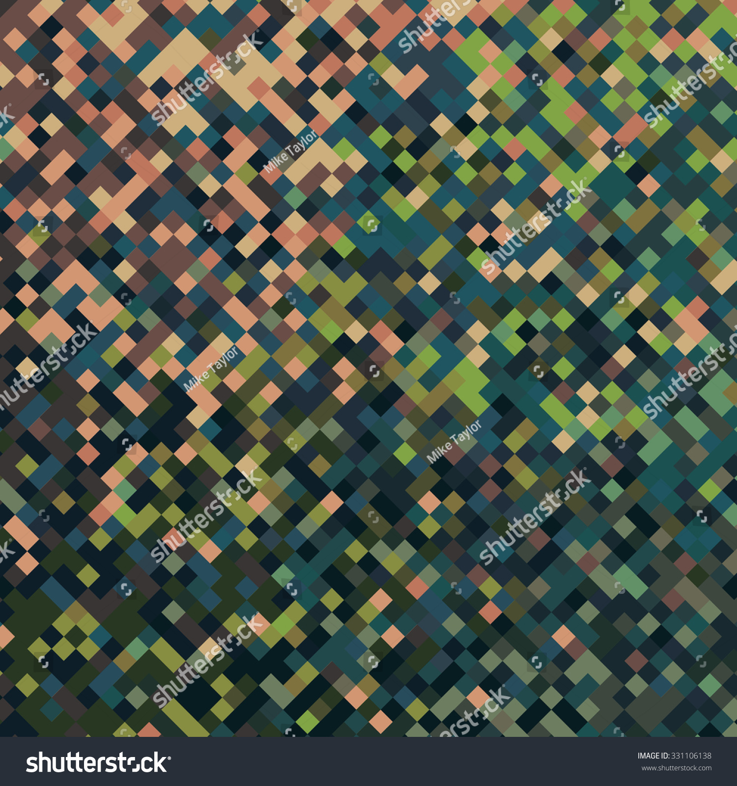 Retro Pixel Art Vector Background Stock Vector (Royalty Free) 331106138 ...