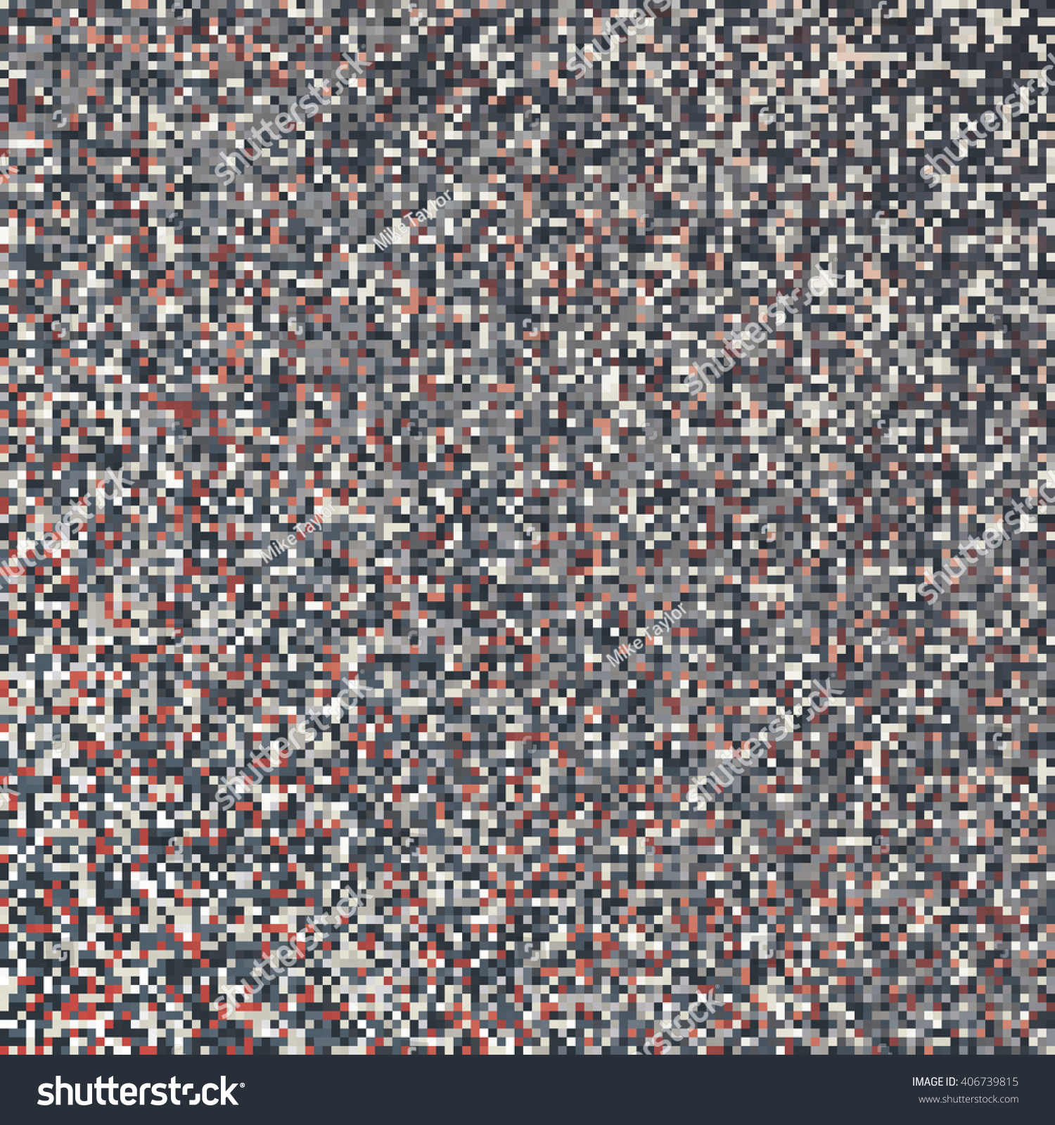 Retro Pixel Art Vector Background Stock Vector (Royalty Free) 406739815
