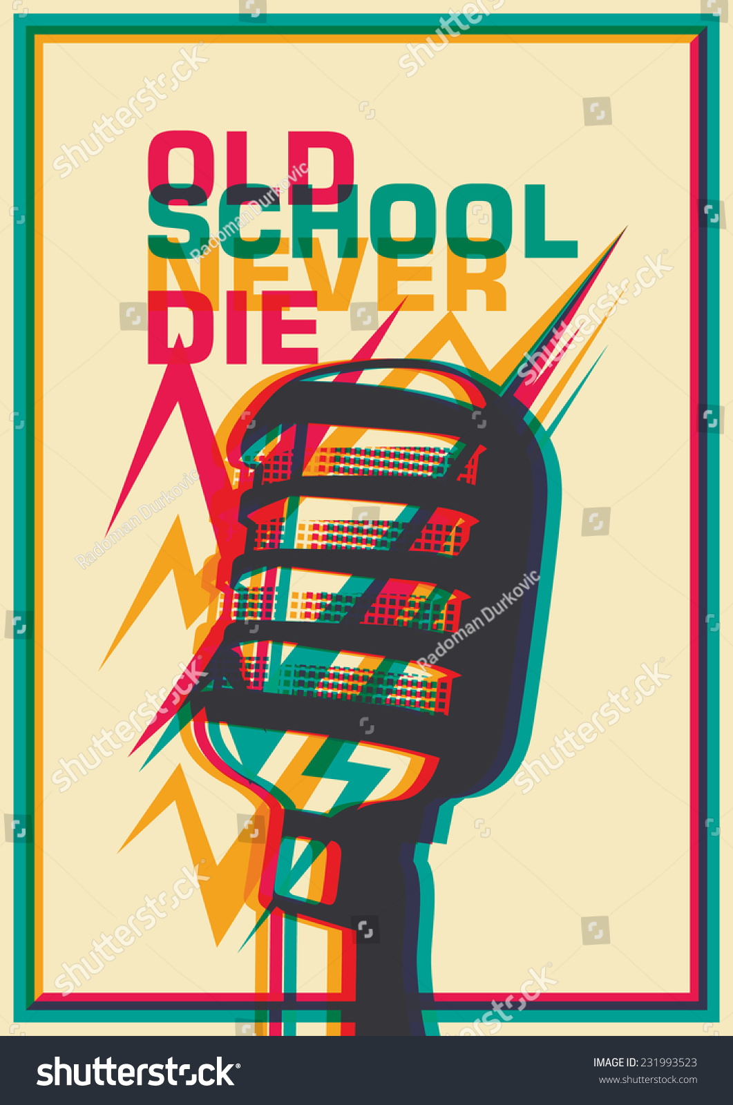 Radio-poster Images, Stock Photos & Vectors | Shutterstock
