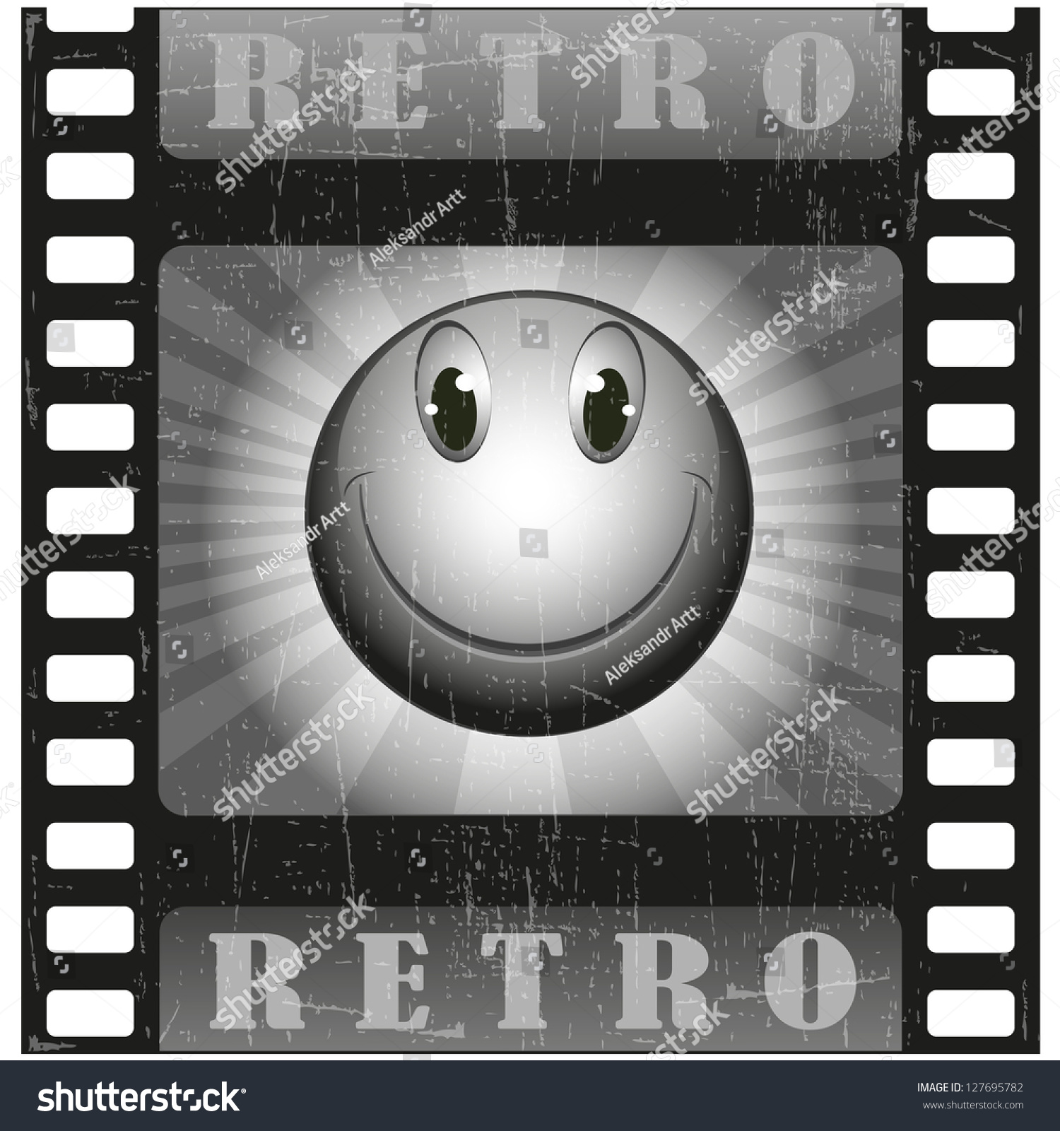 Retro Smileys Stock Vector (Royalty Free) 127695782 | Shutterstock