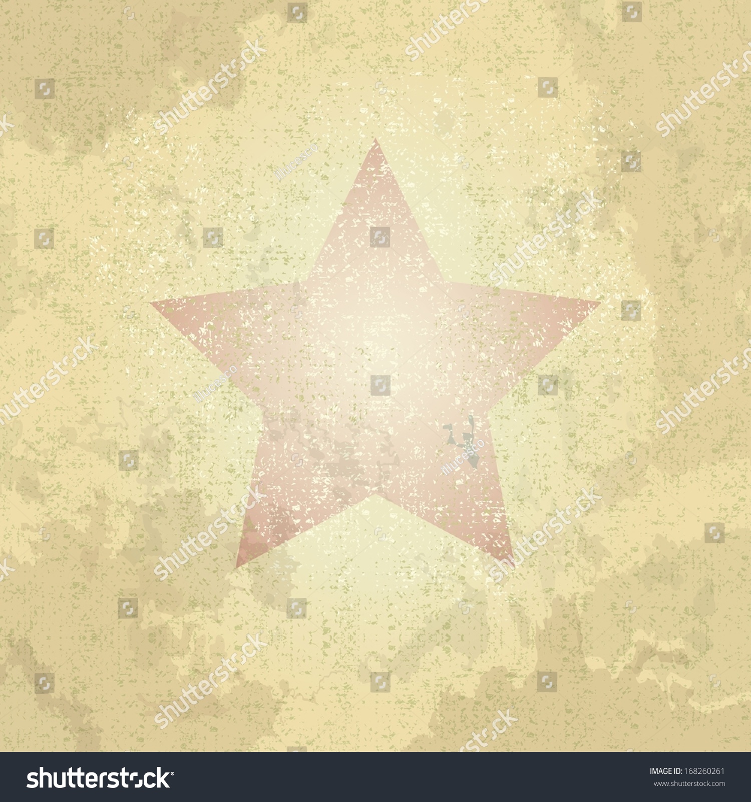 Retro Star Vector Illustration Stock Vector (Royalty Free) 168260261 ...