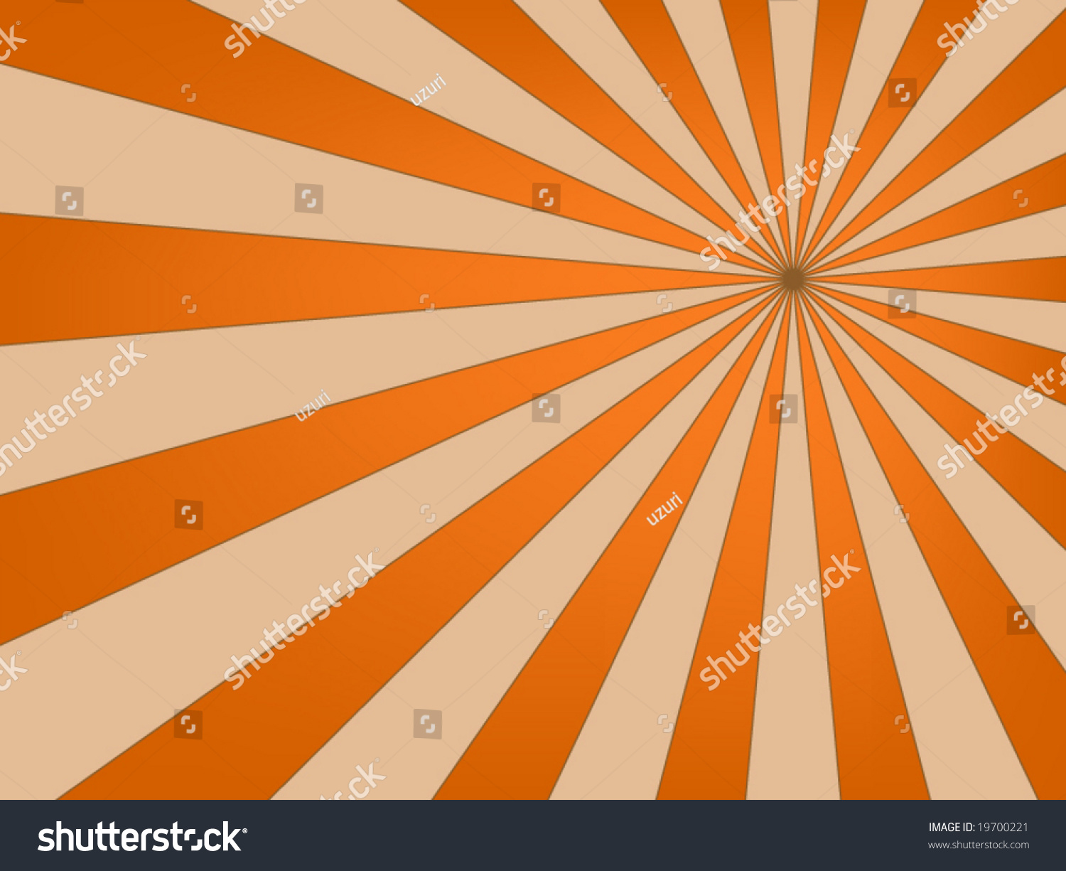Retro Sunburst Design Vector Image: vector de stock (libre de regalías ...