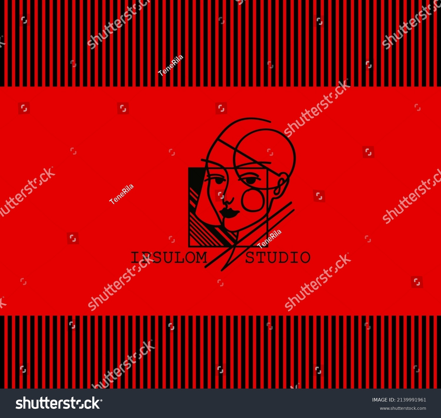 Retrofuturism Style Logo Fully Editable Template Stock Vector (Royalty ...