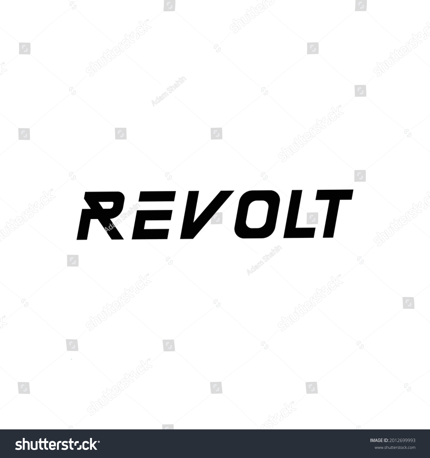 Revolt Vector Minimal Conceptual Wordmark Logo Stock Vector (Royalty ...