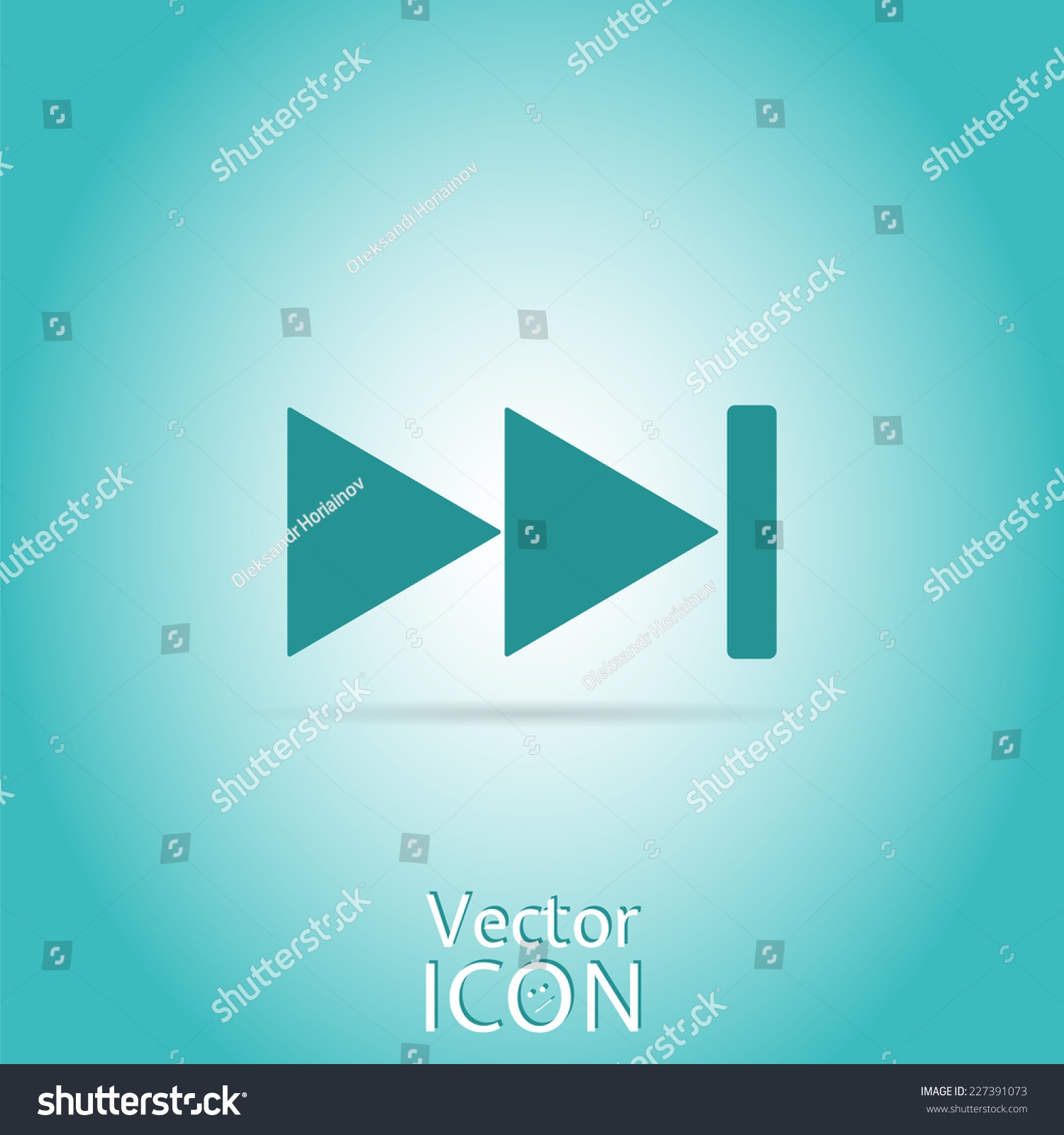Rewind Icon Media Player Flat Style Stock Vector (Royalty Free ...