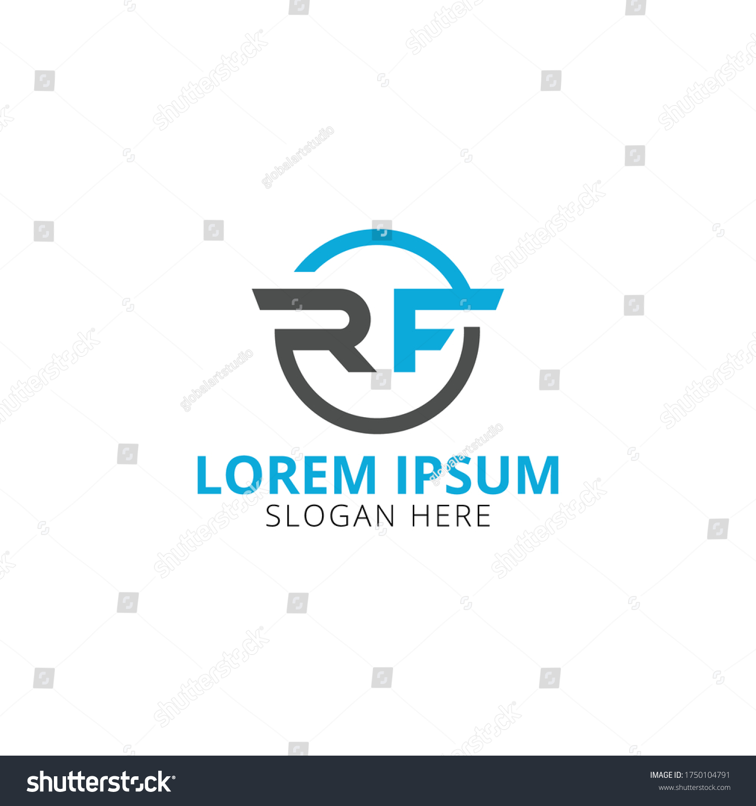 Rf Letter Logo Design Template Vector: Vector có sẵn (miễn phí bản ...