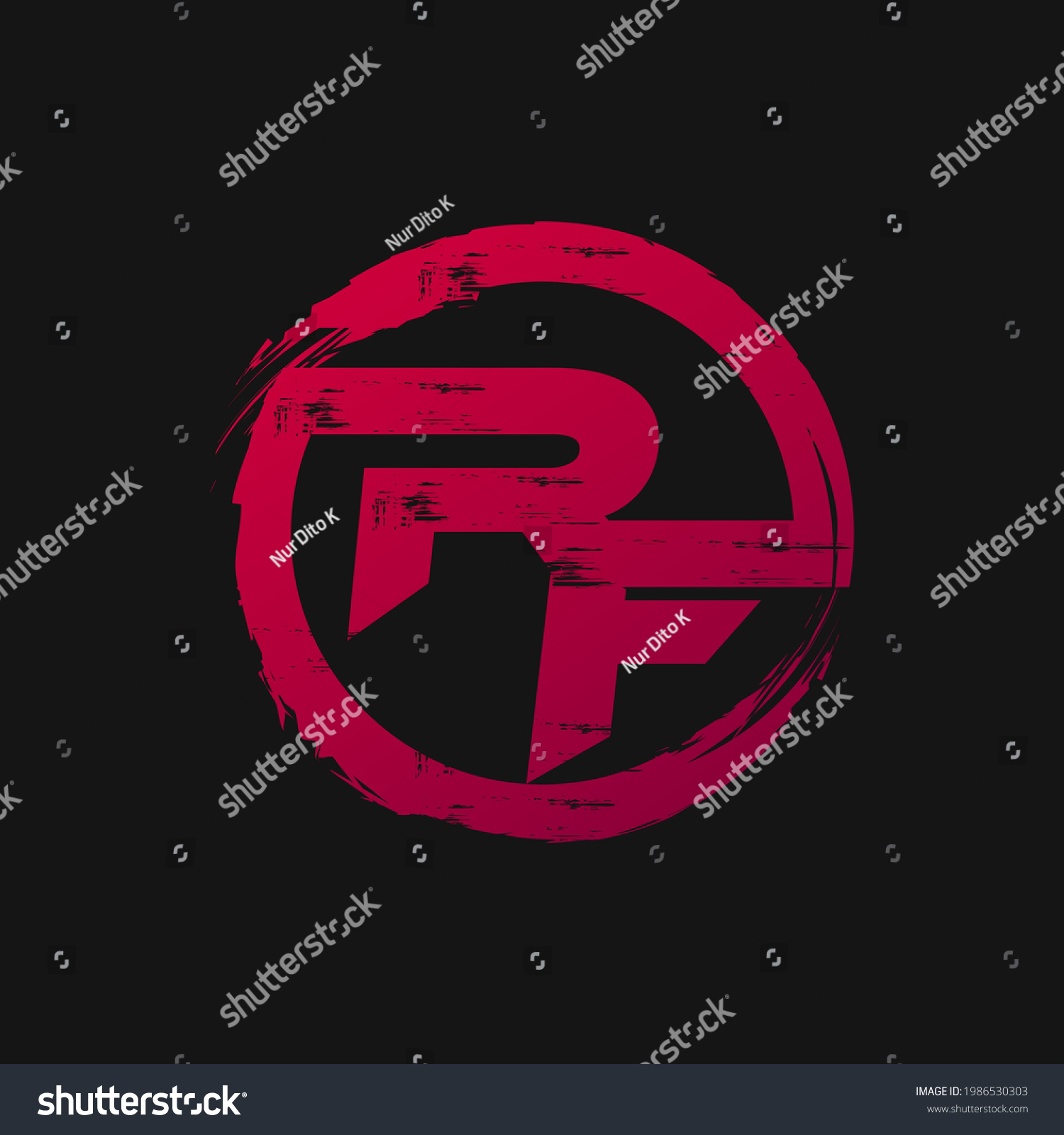 Rf Logo Design Rebel Effect: เวกเตอร์สต็อก (ปลอดค่าลิขสิทธิ์ ...
