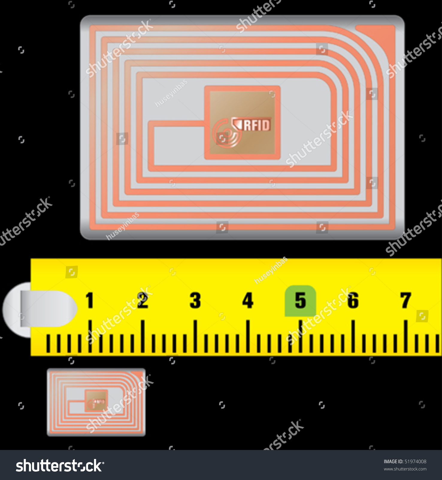 Rfid New Technology Stock Vector (Royalty Free) 51974008