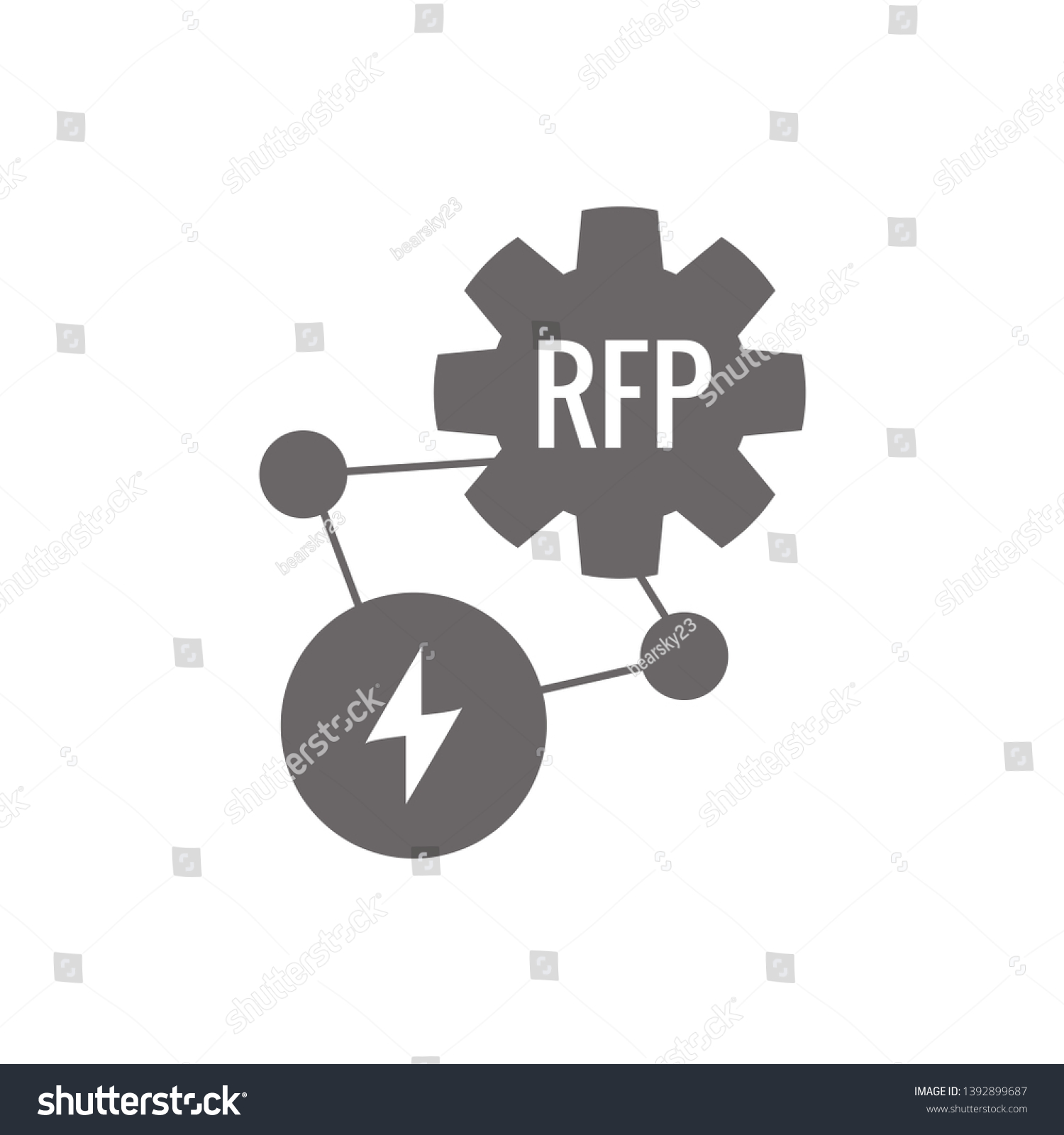 Rfp Icon Request Proposal Concept Idea Stock Vector (Royalty Free ...