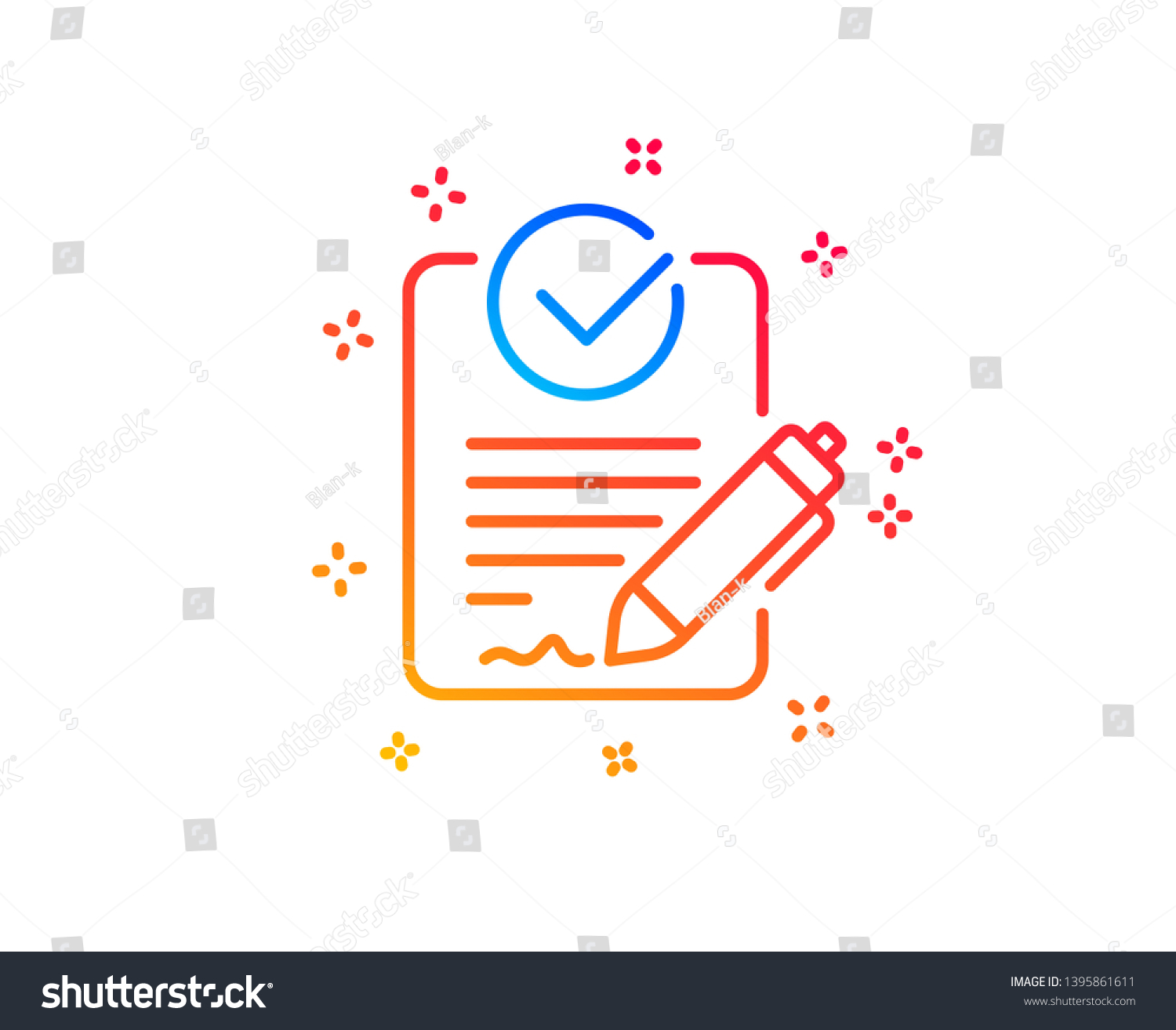 Rfp Line Icon Request Proposal Sign Stock Vector (Royalty Free) 1395861611