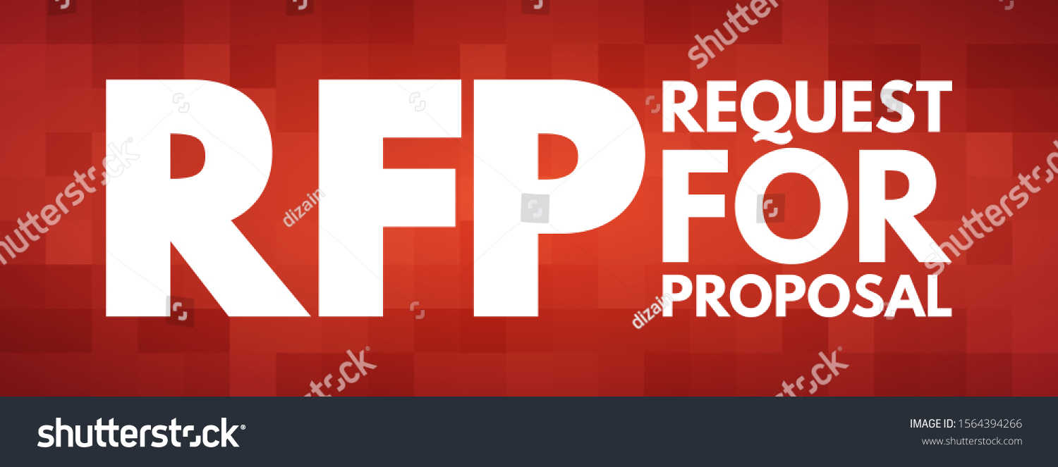 Rfp Request Proposal Document That Solicits Stock Vector (Royalty Free ...