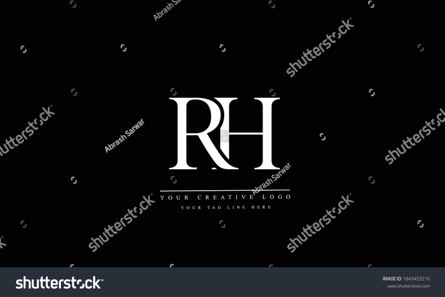 1,773 Rh monogram Images, Stock Photos & Vectors | Shutterstock