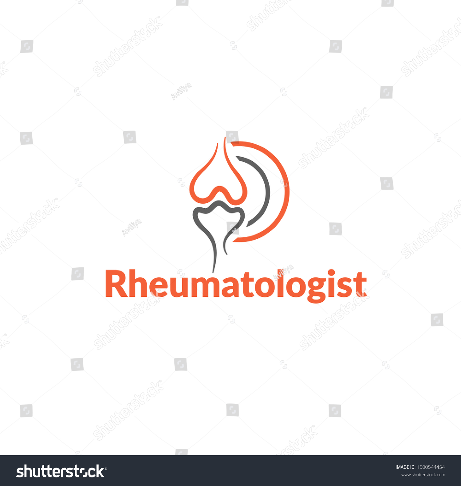 Rheumatologist Logo Design Vector Design Art Stock Vector (Royalty Free ...