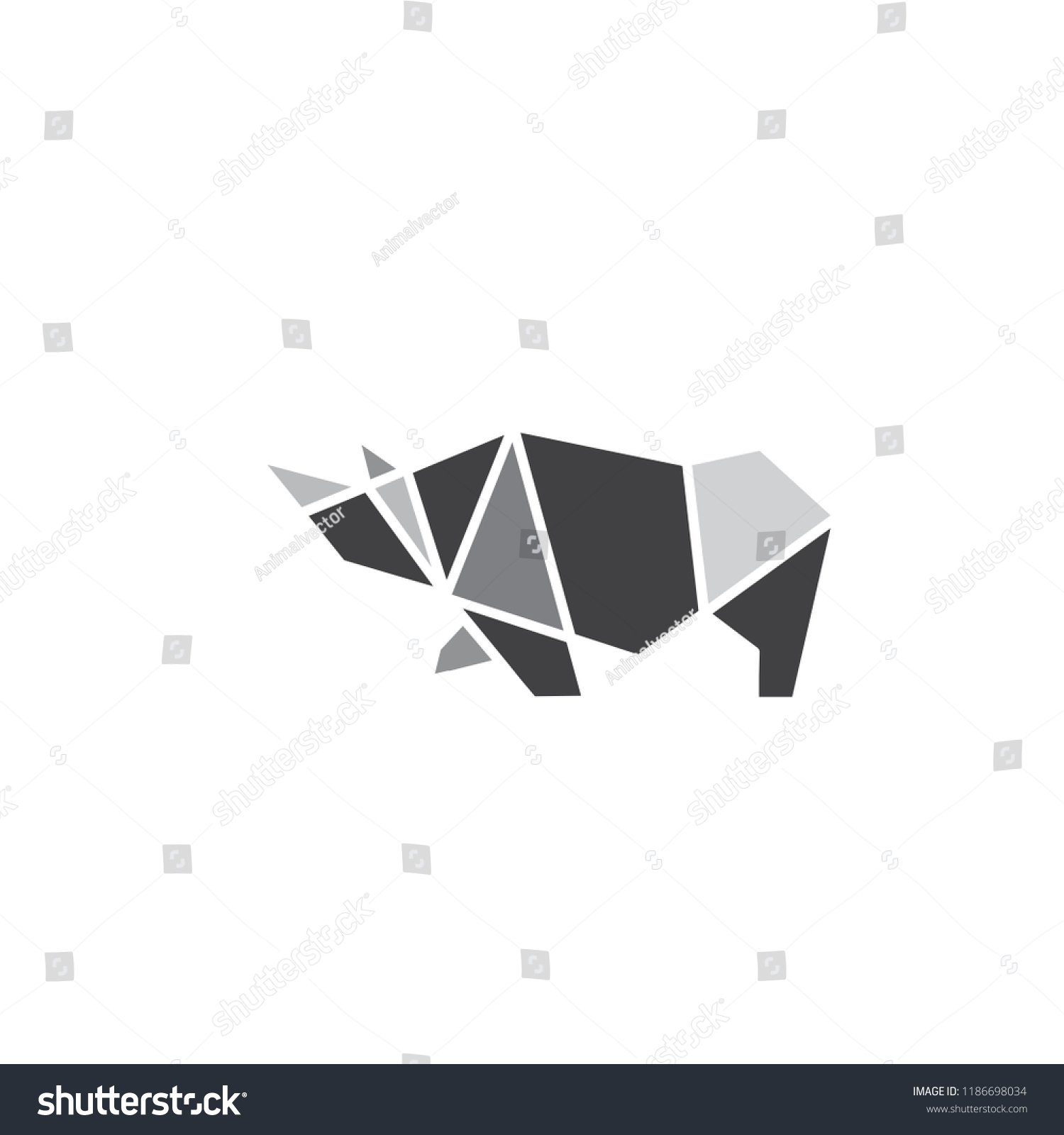 Rhino Logo Icon Designs Vector: เวกเตอร์สต็อก (ปลอดค่าลิขสิทธิ์ ...