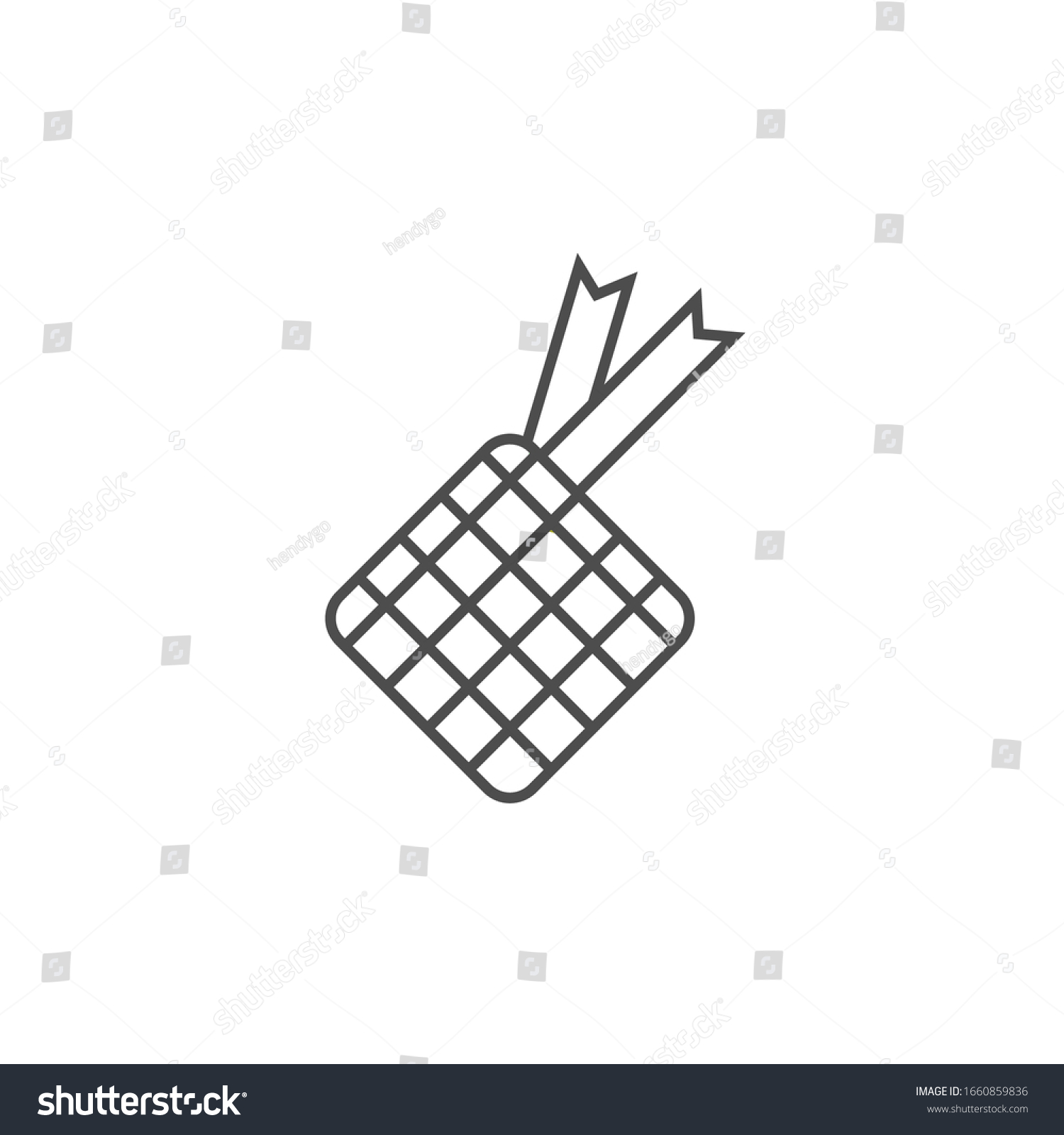 Rhombus Template Design Outline Stock Vector (Royalty Free) 1660859836