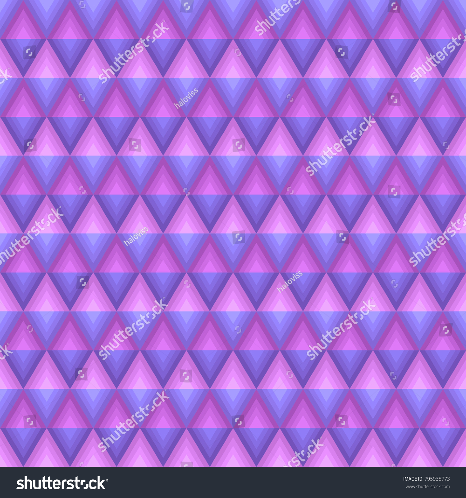Rhombus Ultra Violet Gradient Tone Seamless Stock Vector (Royalty Free ...