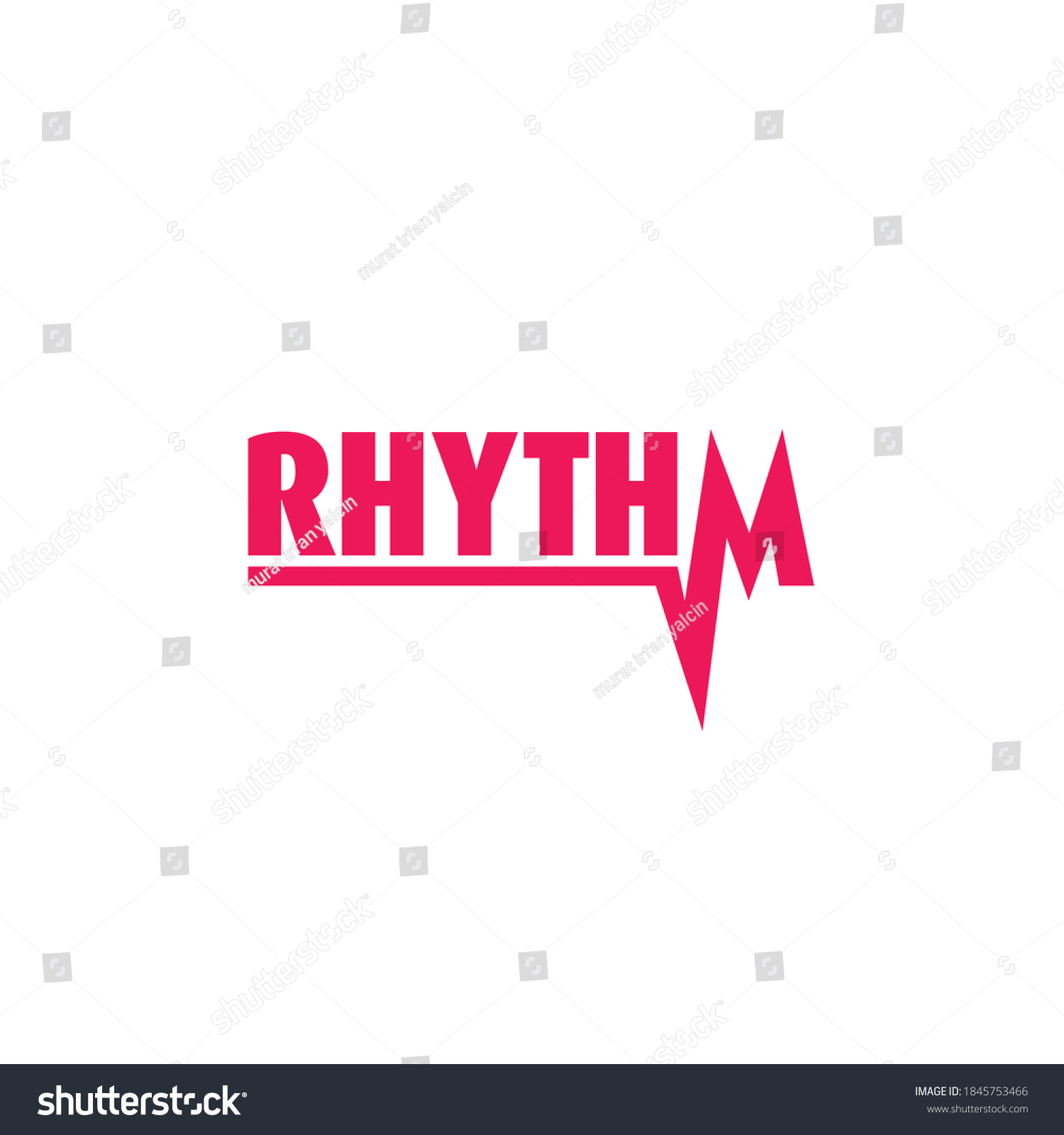 Rhythm Script Rhythm Curve Vector Logo Stock Vector (Royalty Free ...