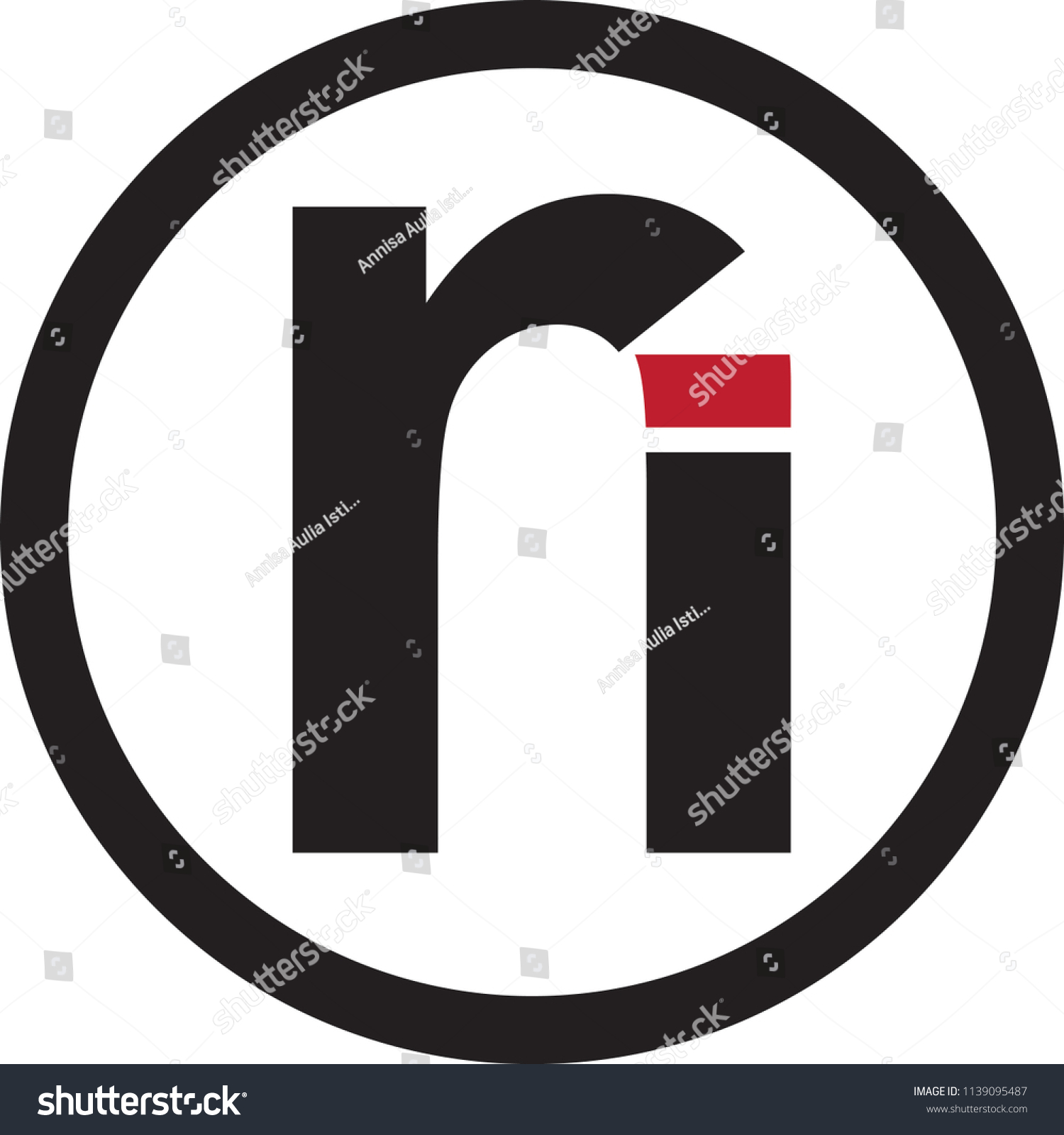 Ri Letter Vector Logo Stock Vector (Royalty Free) 1139095487 | Shutterstock