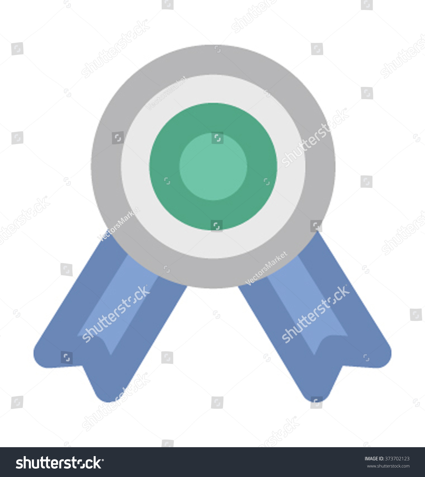 Ribbon Badge Vector Illustration Stock Vector (Royalty Free) 373702123