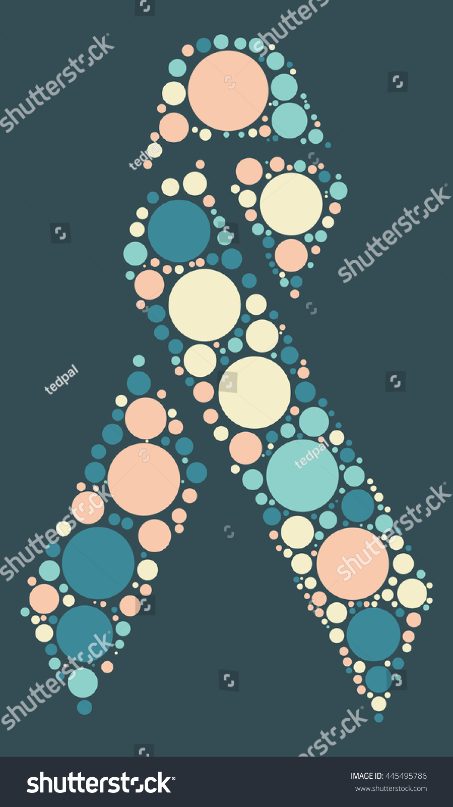 Ribbon Shape Vector Design By Color Stock Vector (Royalty Free ...