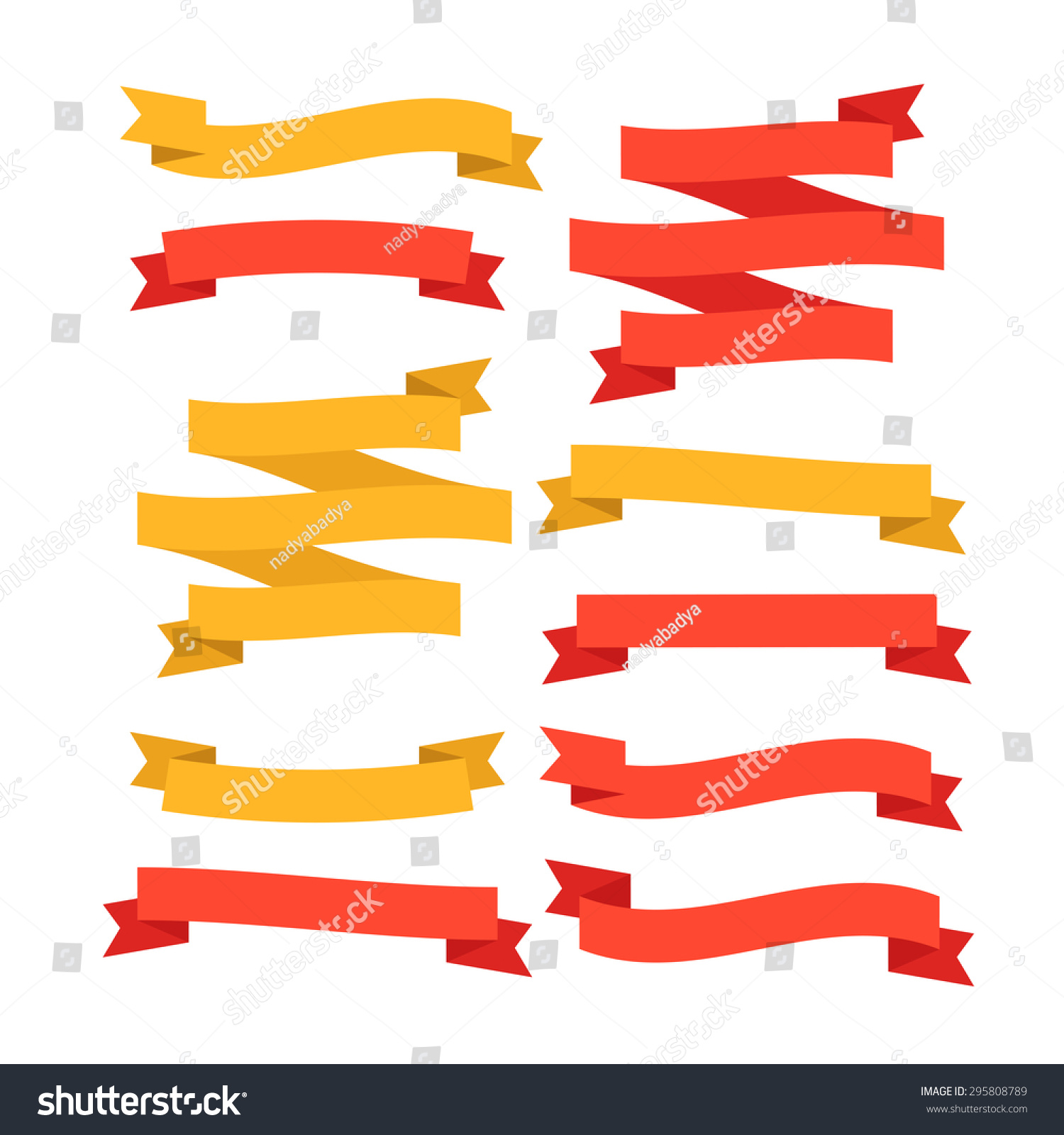 Ribbon Vector Stock Vector (Royalty Free) 295808789 | Shutterstock