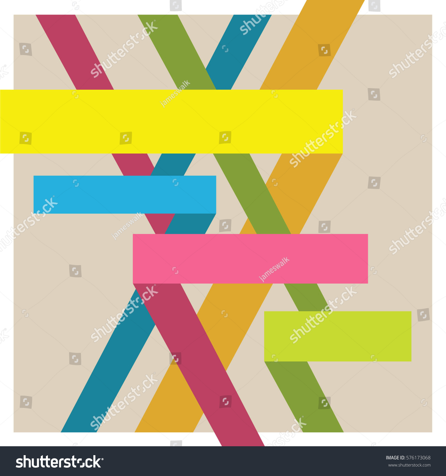 Ribbons Abstract Banners Stock Vector (Royalty Free) 576173068 ...