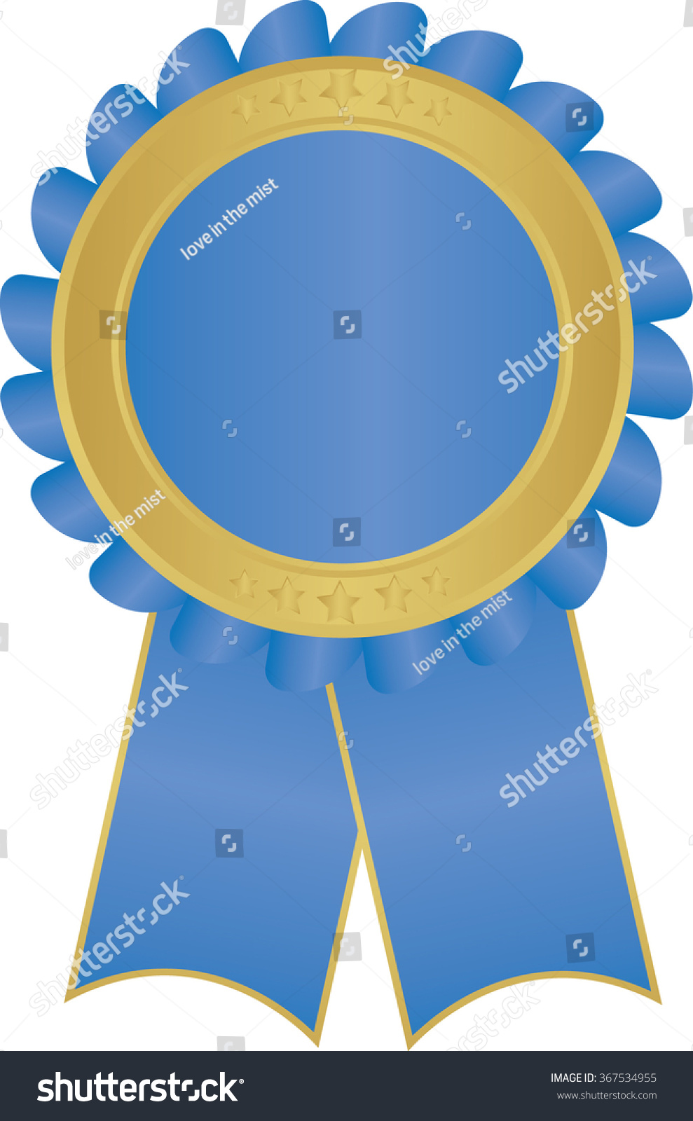 Ribbons Award Vector Illustration Stock Vector (Royalty Free) 367534955 ...