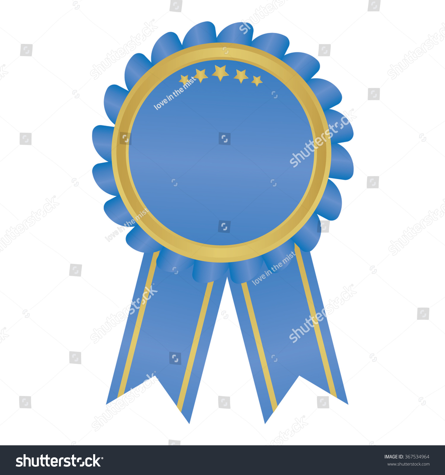 Ribbons Award Vector Illustration Stock Vector (Royalty Free) 367534964 ...