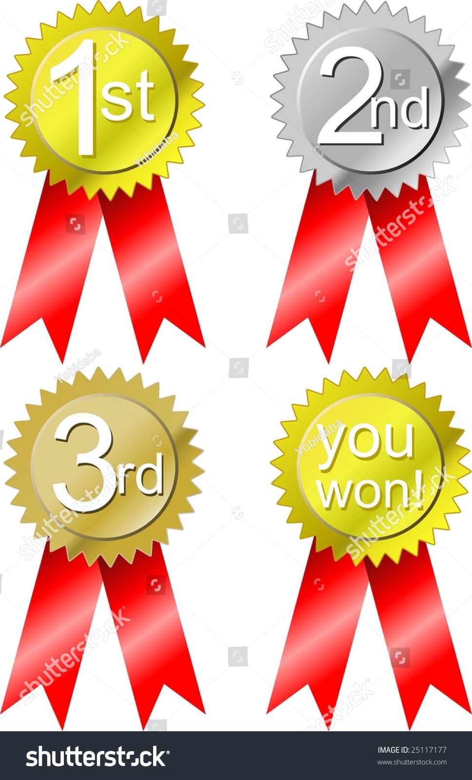Ribbons Ranks Stock Vector (Royalty Free) 25117177 | Shutterstock