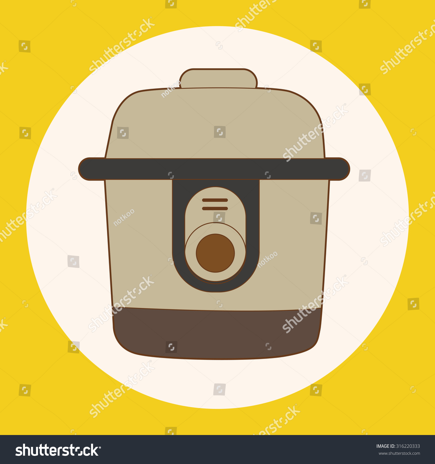 Rice Cooker Stock Vector (Royalty Free) 316220333 | Shutterstock