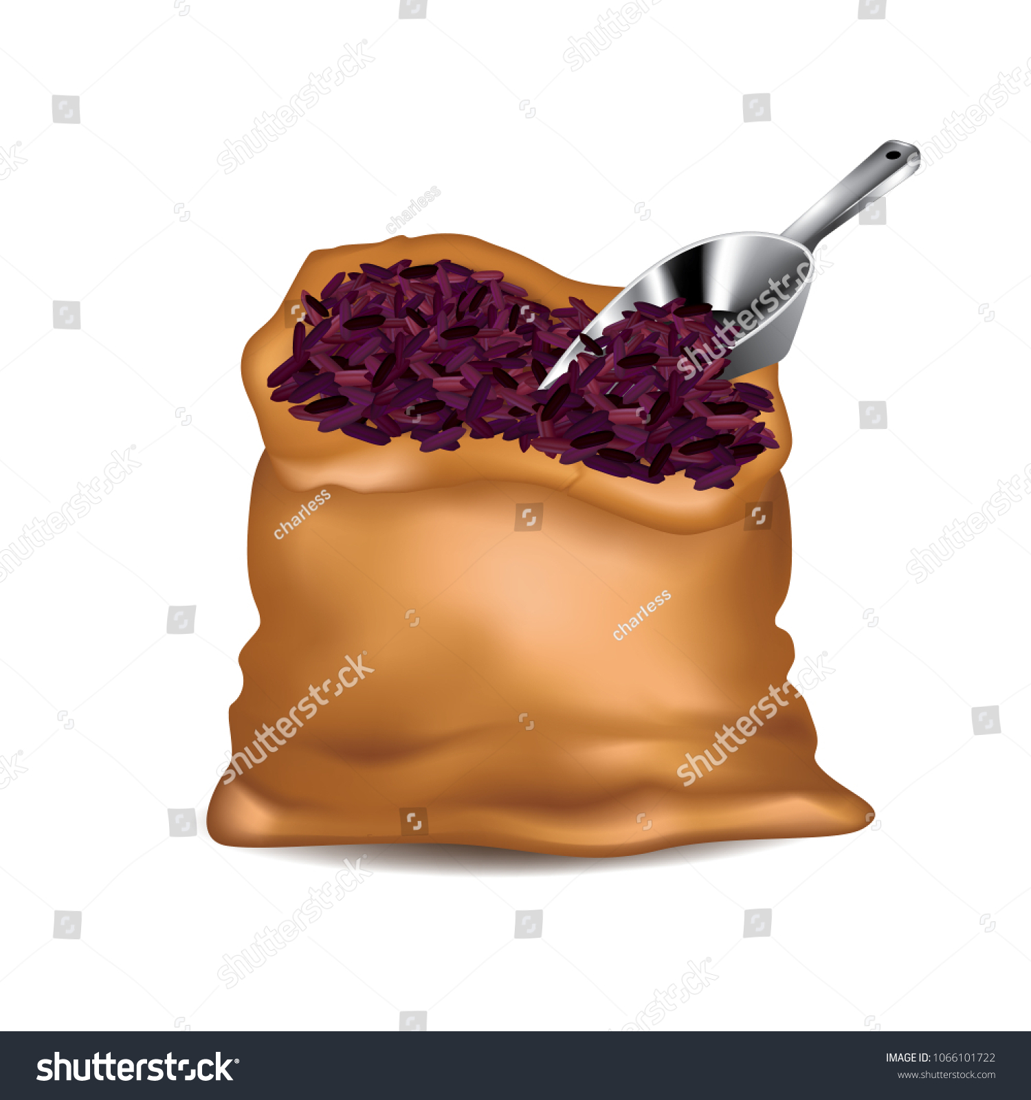 Rice Sack Vector Illustration Stock Vector (Royalty Free) 1066101722 ...