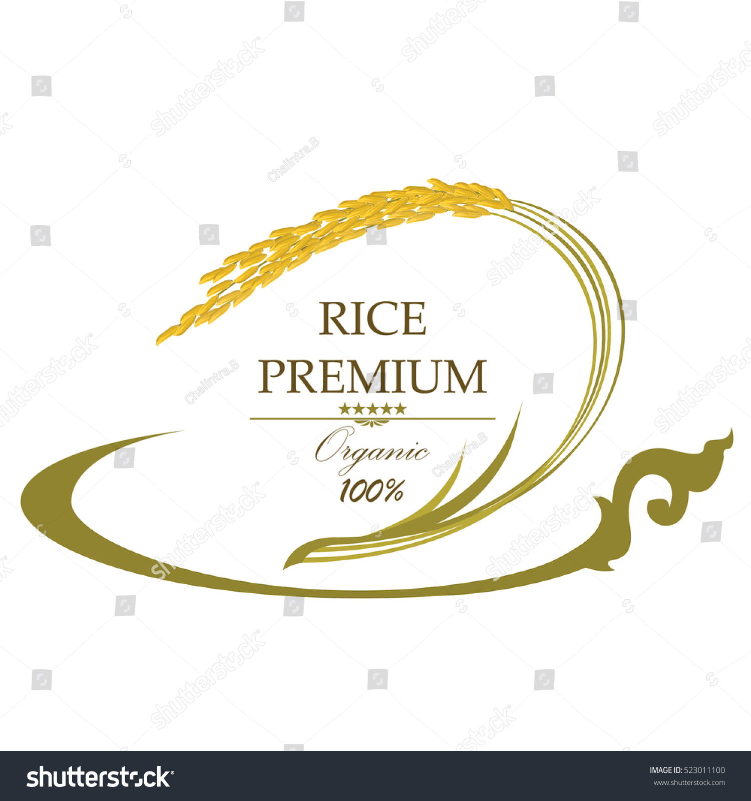 Rice Vector Illustration Stock Vector (Royalty Free) 523011100