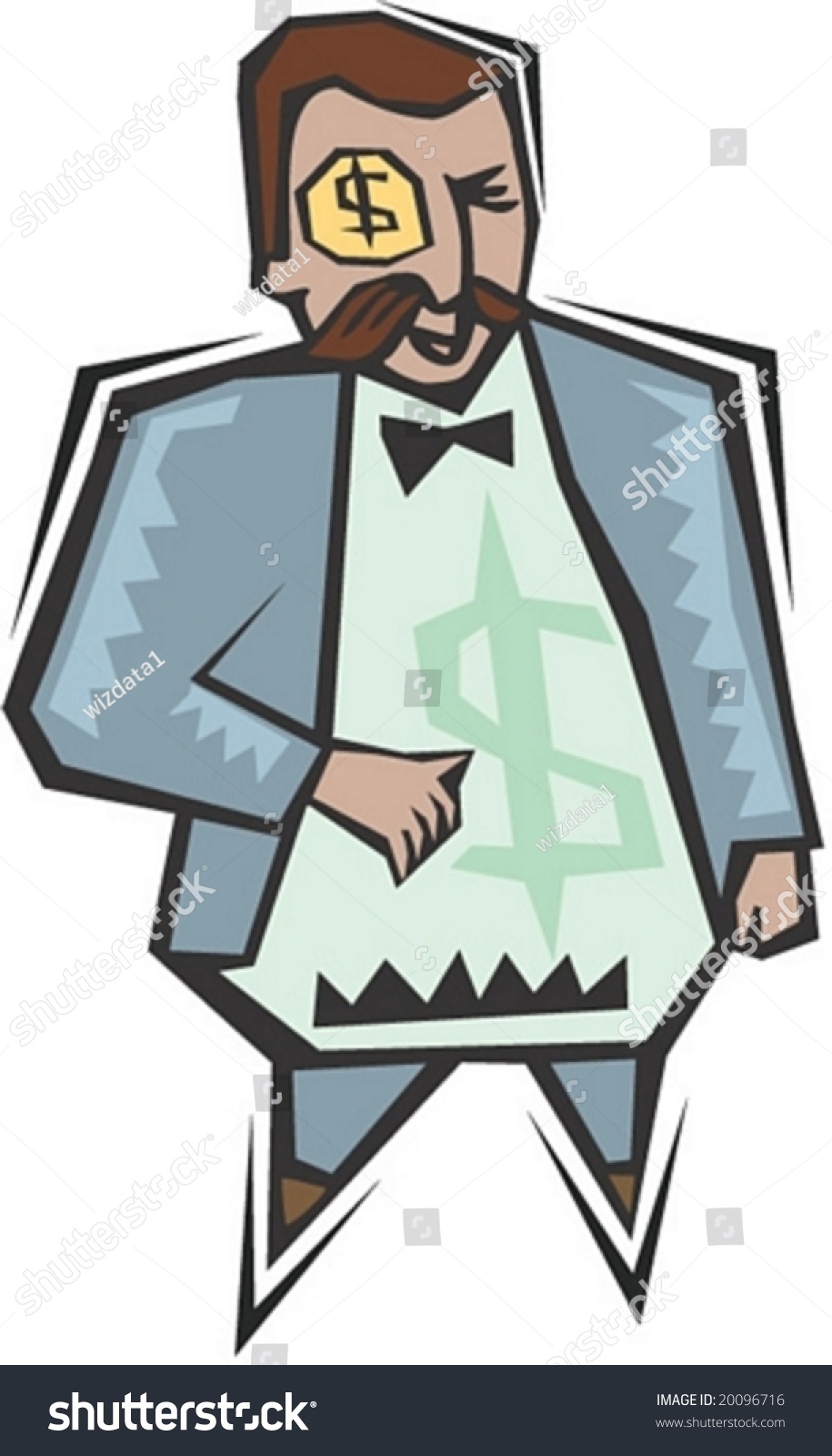 Rich Character Stock Vector (Royalty Free) 20096716 | Shutterstock
