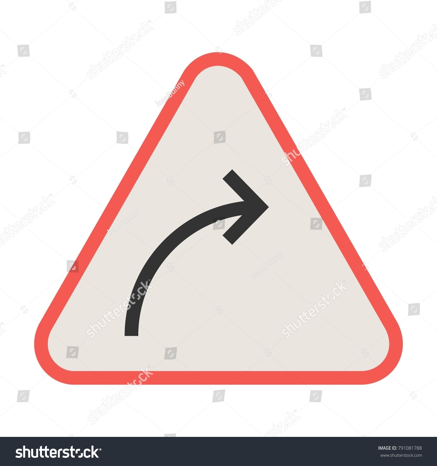 Right Hand Curve Stock Vector (Royalty Free) 791081788 | Shutterstock