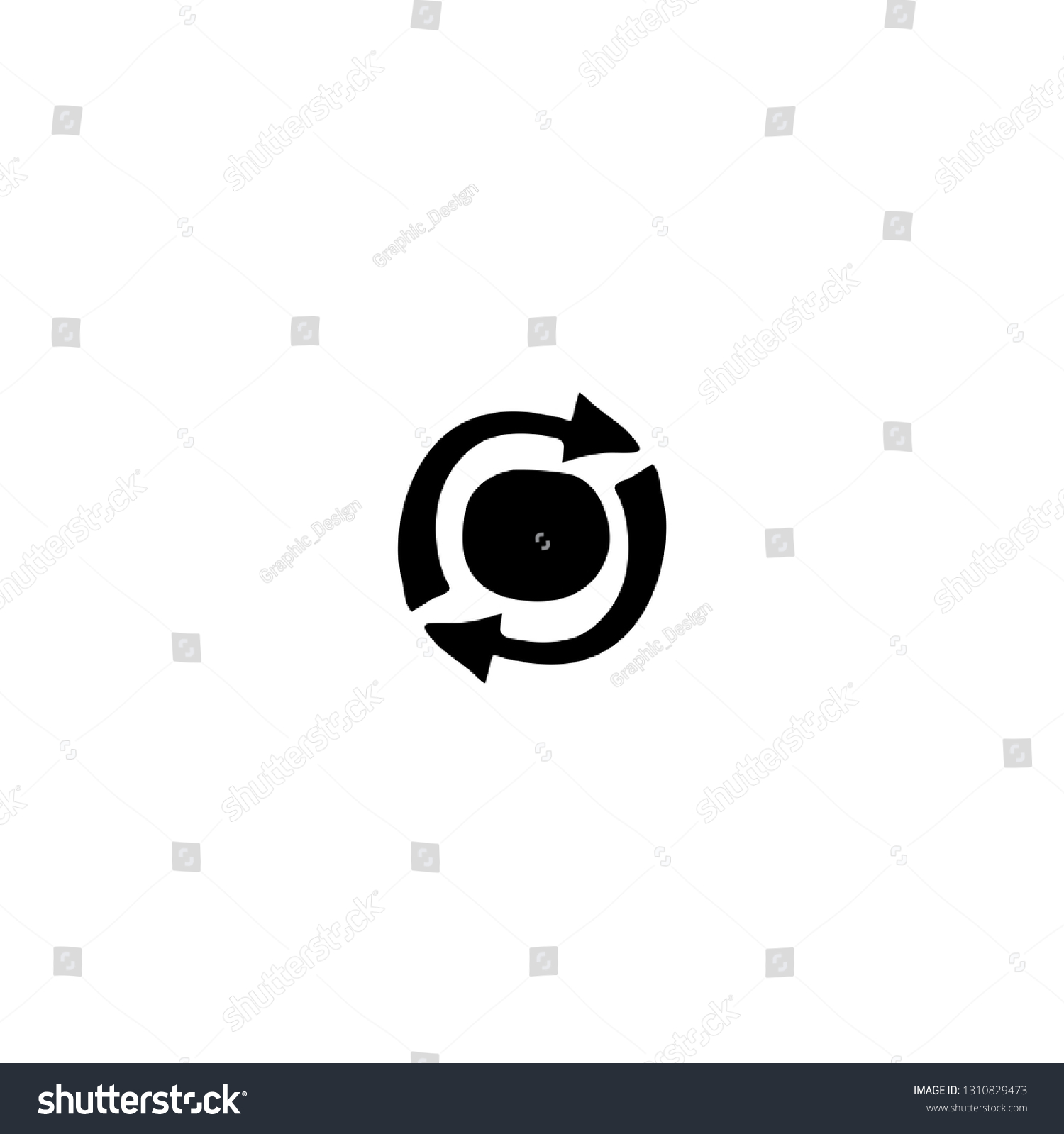 Ring Arrow Icon Stock Vector (Royalty Free) 1310829473 | Shutterstock