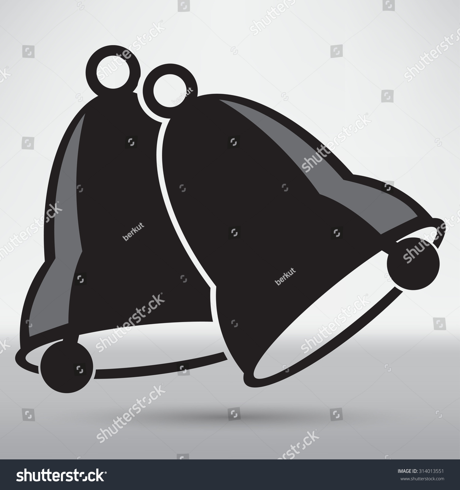Ringing Bell Icon Stock Vector (Royalty Free) 314013551 | Shutterstock