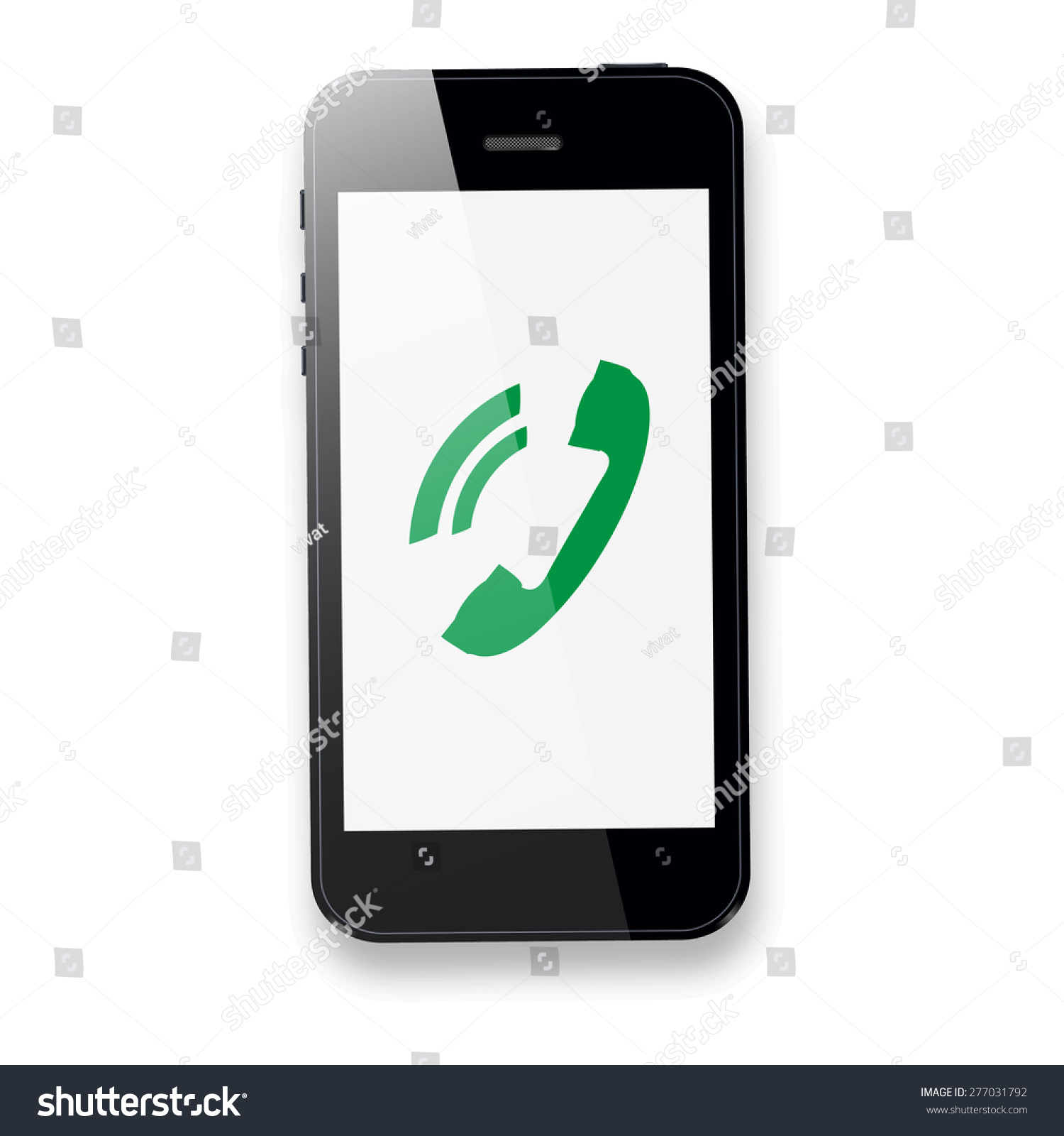 Ringing Phone Vector Illustration Stock Vector (Royalty Free) 277031792
