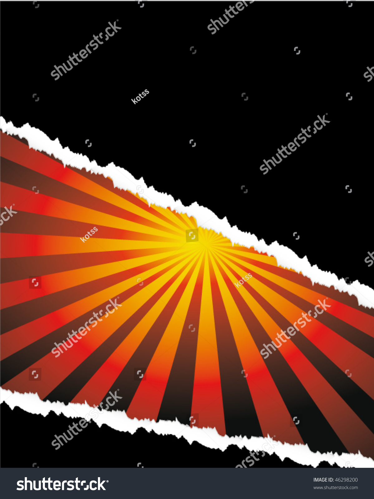 Ripped Paper Poster Stock Vector (Royalty Free) 46298200 | Shutterstock